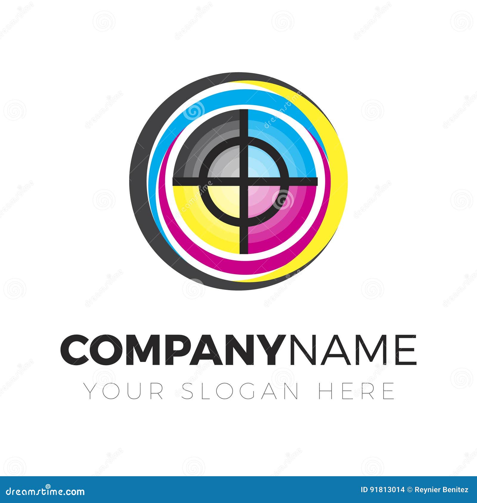 Print Logo stock vector. Illustration of press, template - 91813014