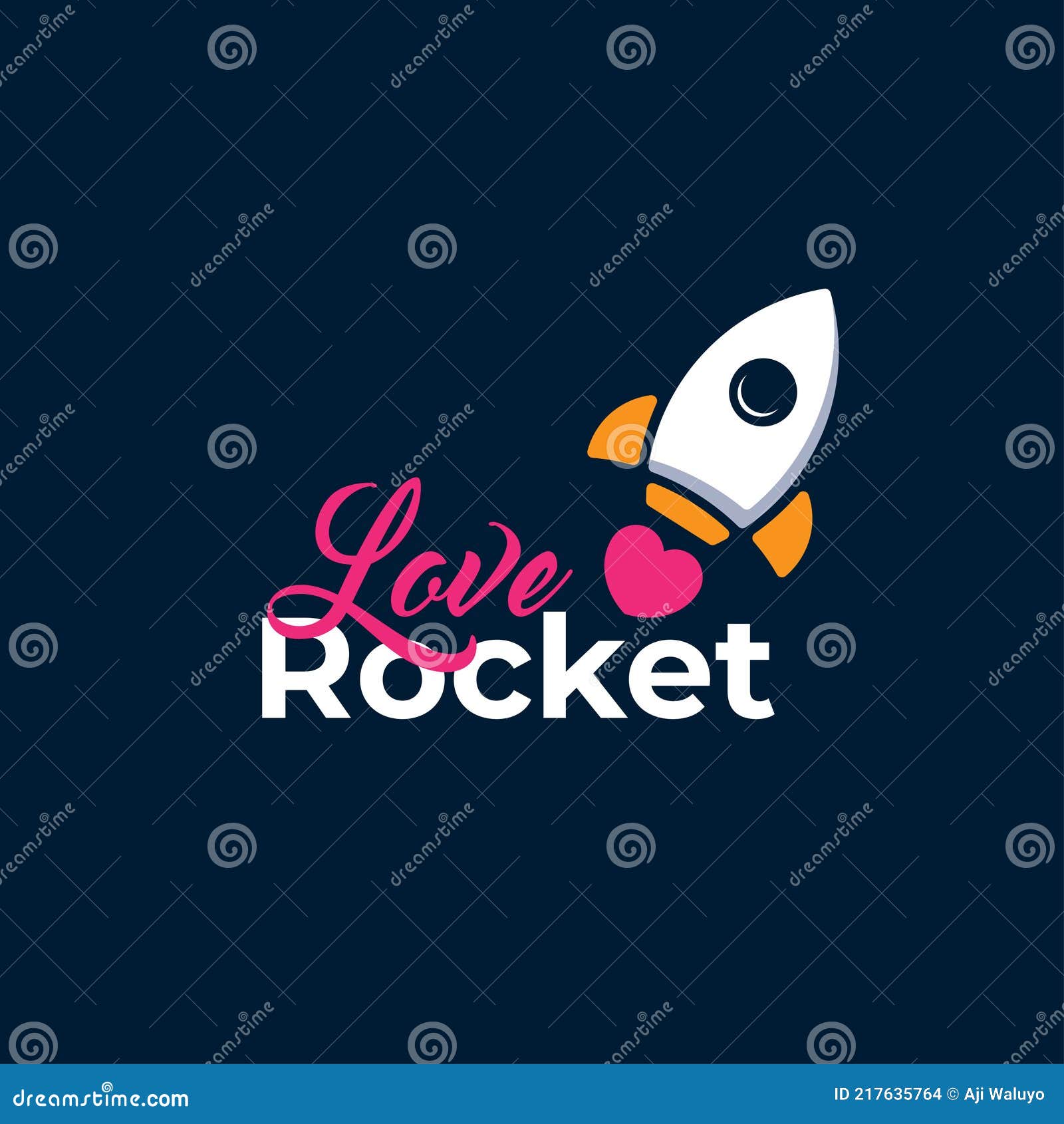 Print stock vector. Illustration of star, rocket, heart - 217635764