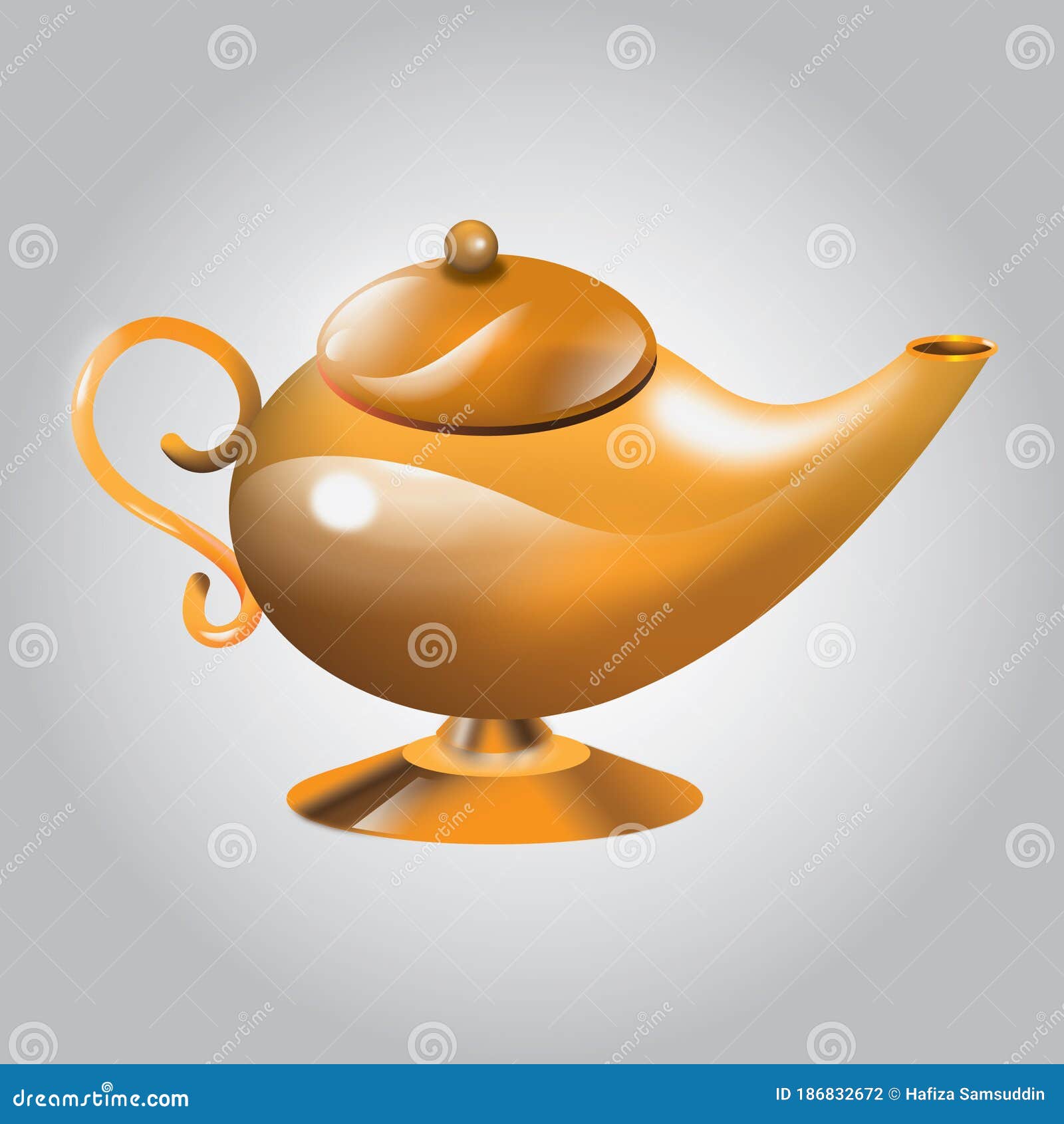 Print stock vector. Illustration of magic, fantasy, lamps - 186832672