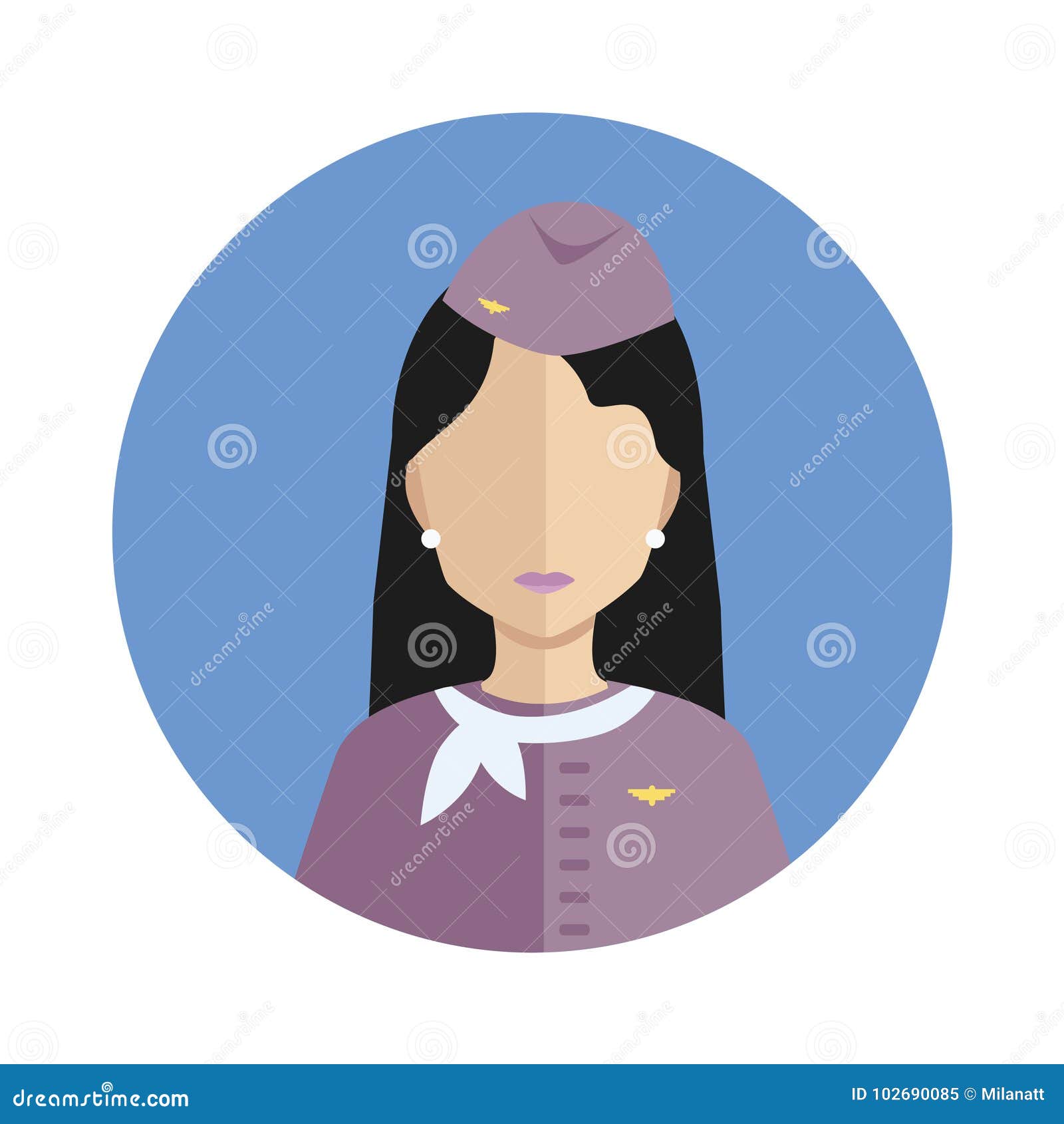 Print stock vector. Illustration of friend, avatar, employer - 102690085