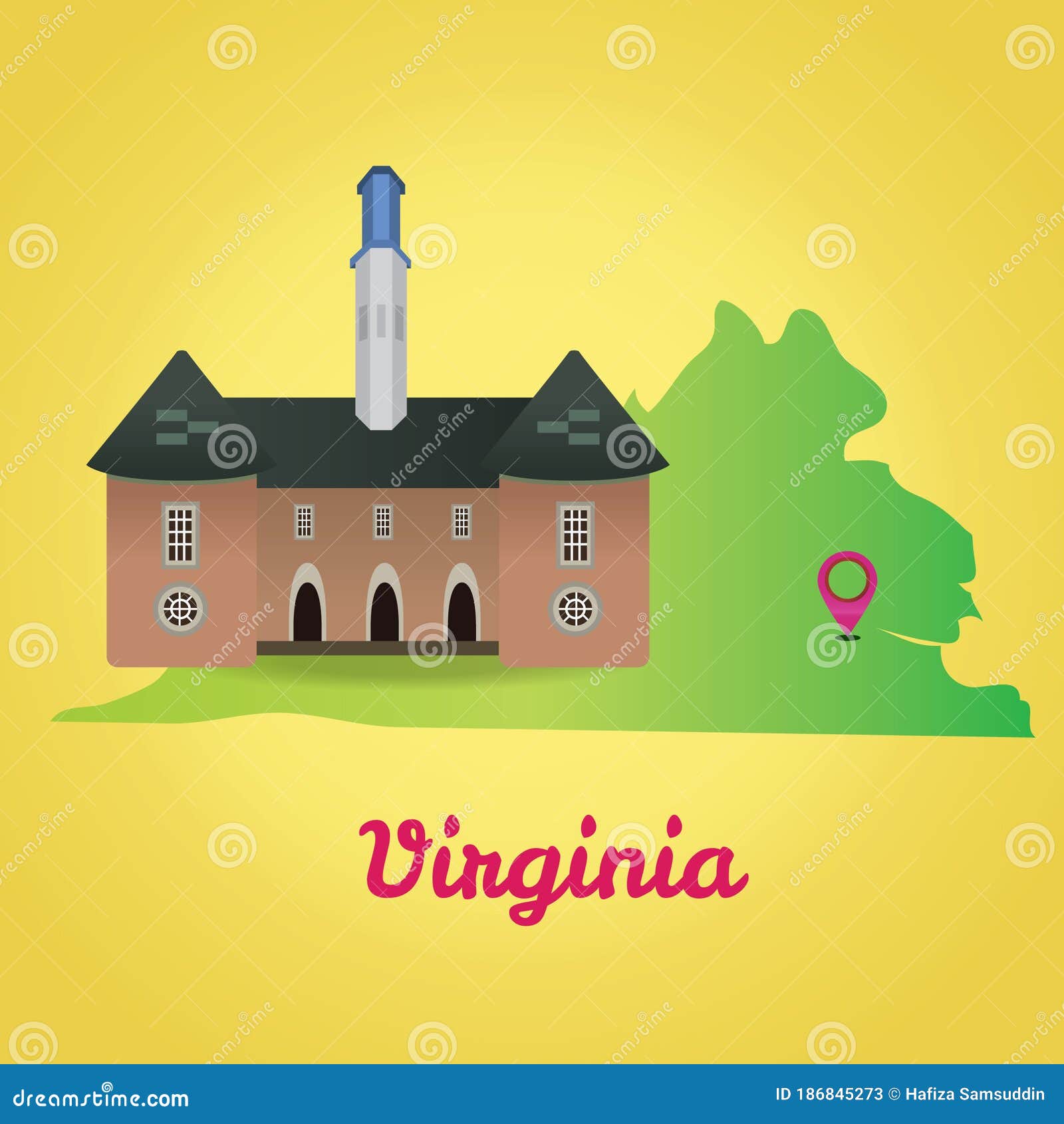 Print stock illustration. Illustration of maps, williamsburg - 186845273