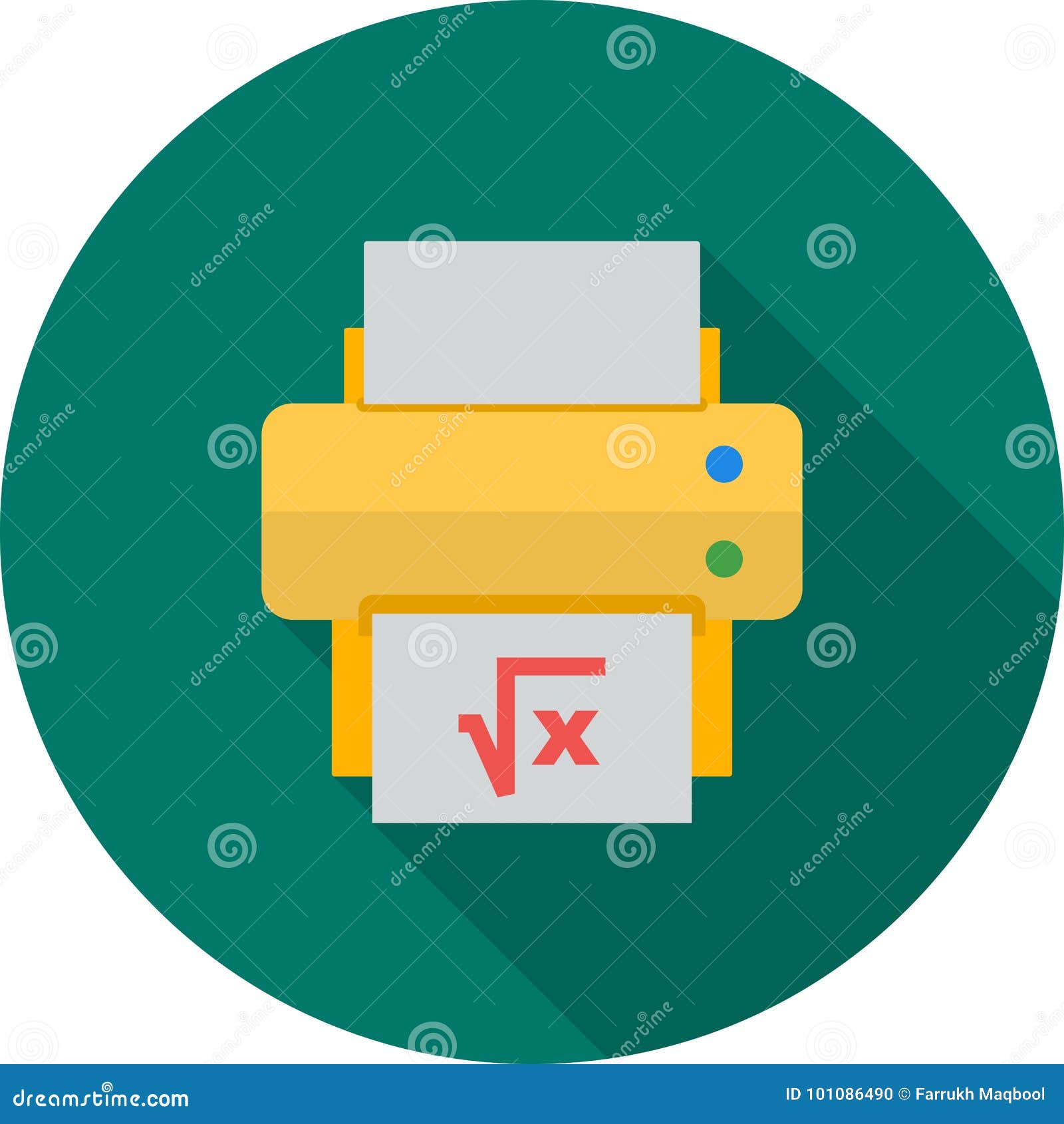 Print Math Sheet stock vector. Illustration of education - 101086490