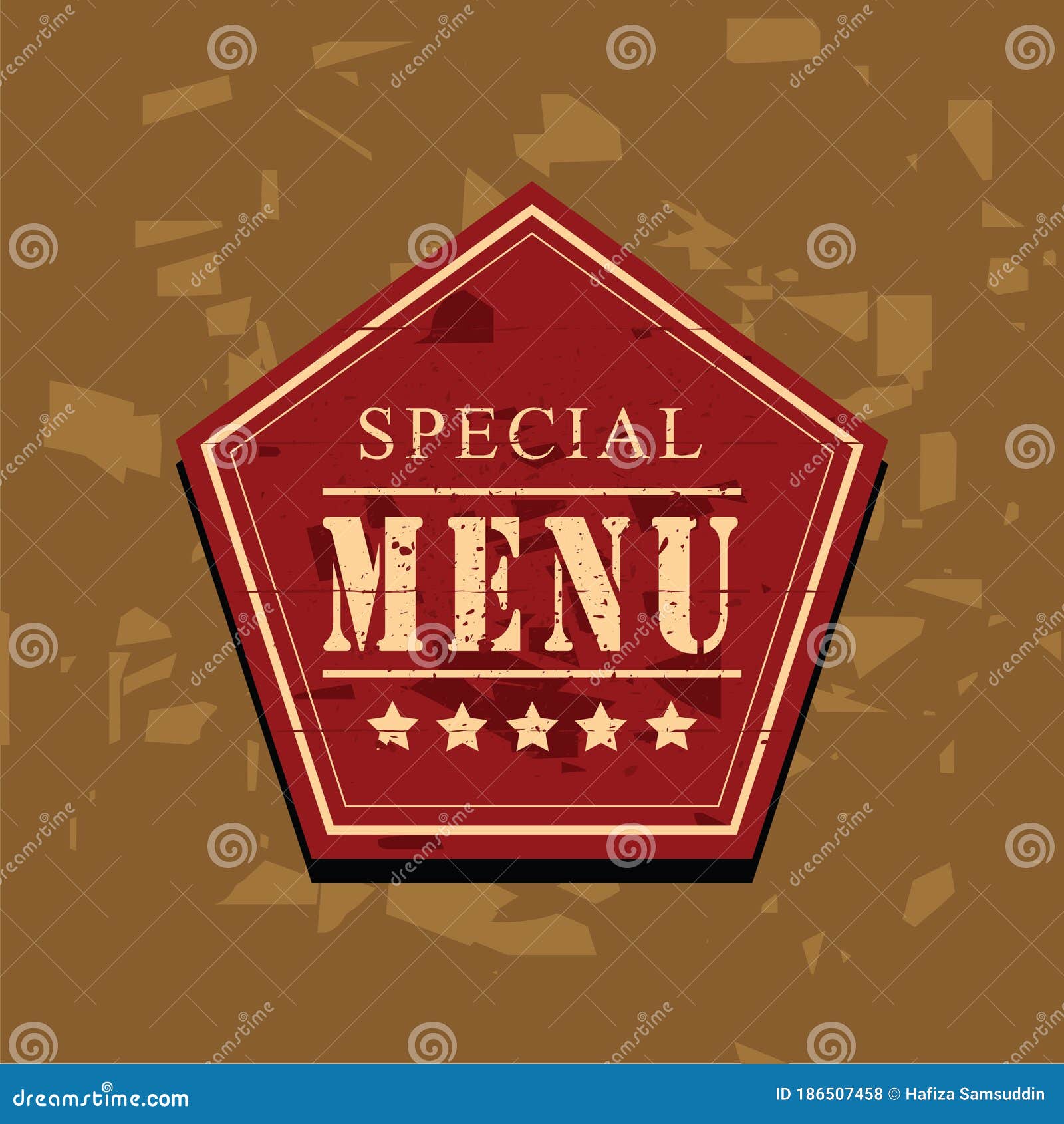 Print stock vector. Illustration of menus, label, design - 186507458