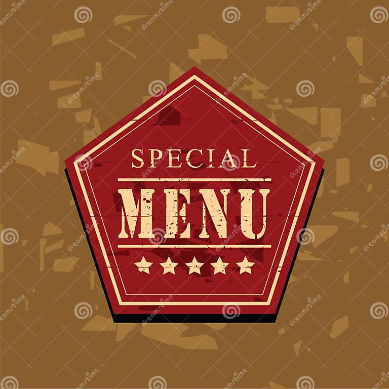 Print stock vector. Illustration of menus, label, design - 186507458