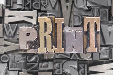 PRINT movable type stock photo. Image of alphabet, tangled - 6188164