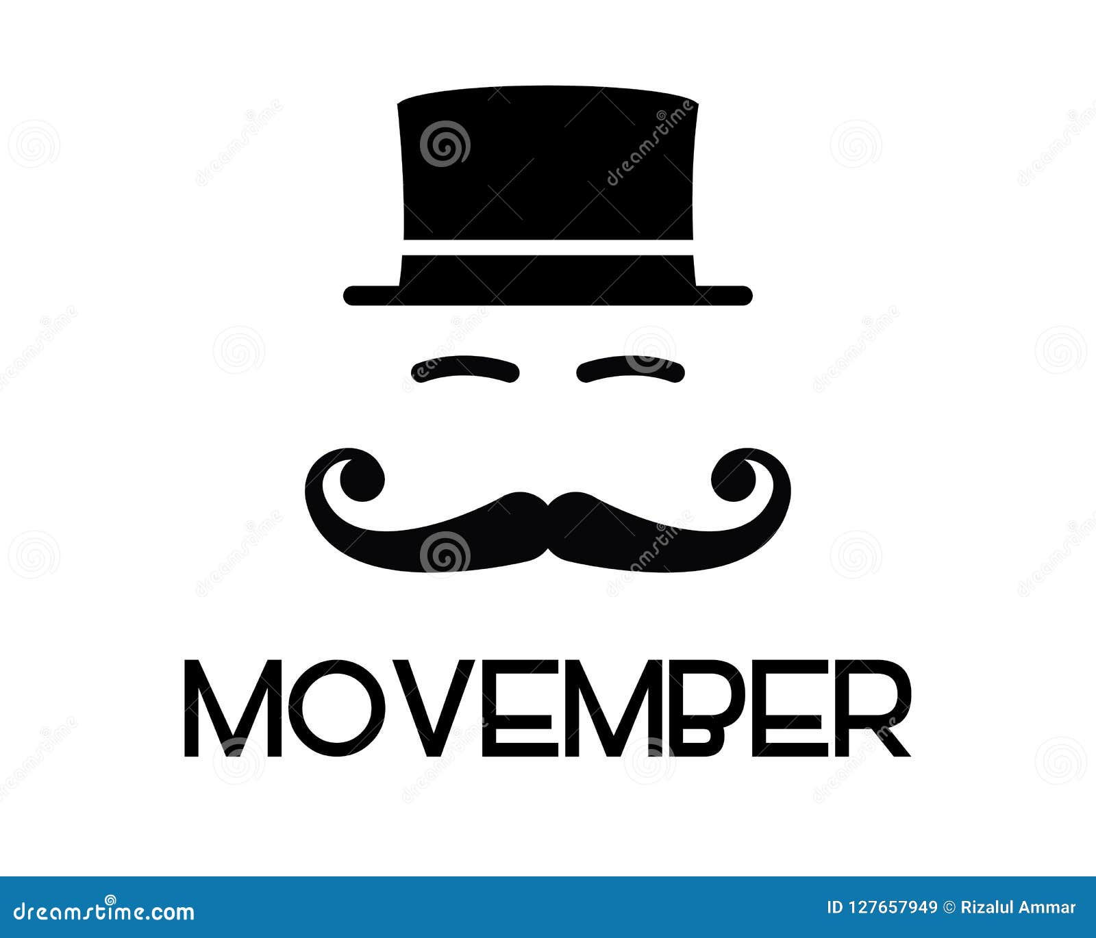 Movember Ilustration Vector, Mustache Paper Art Stock Vector ...