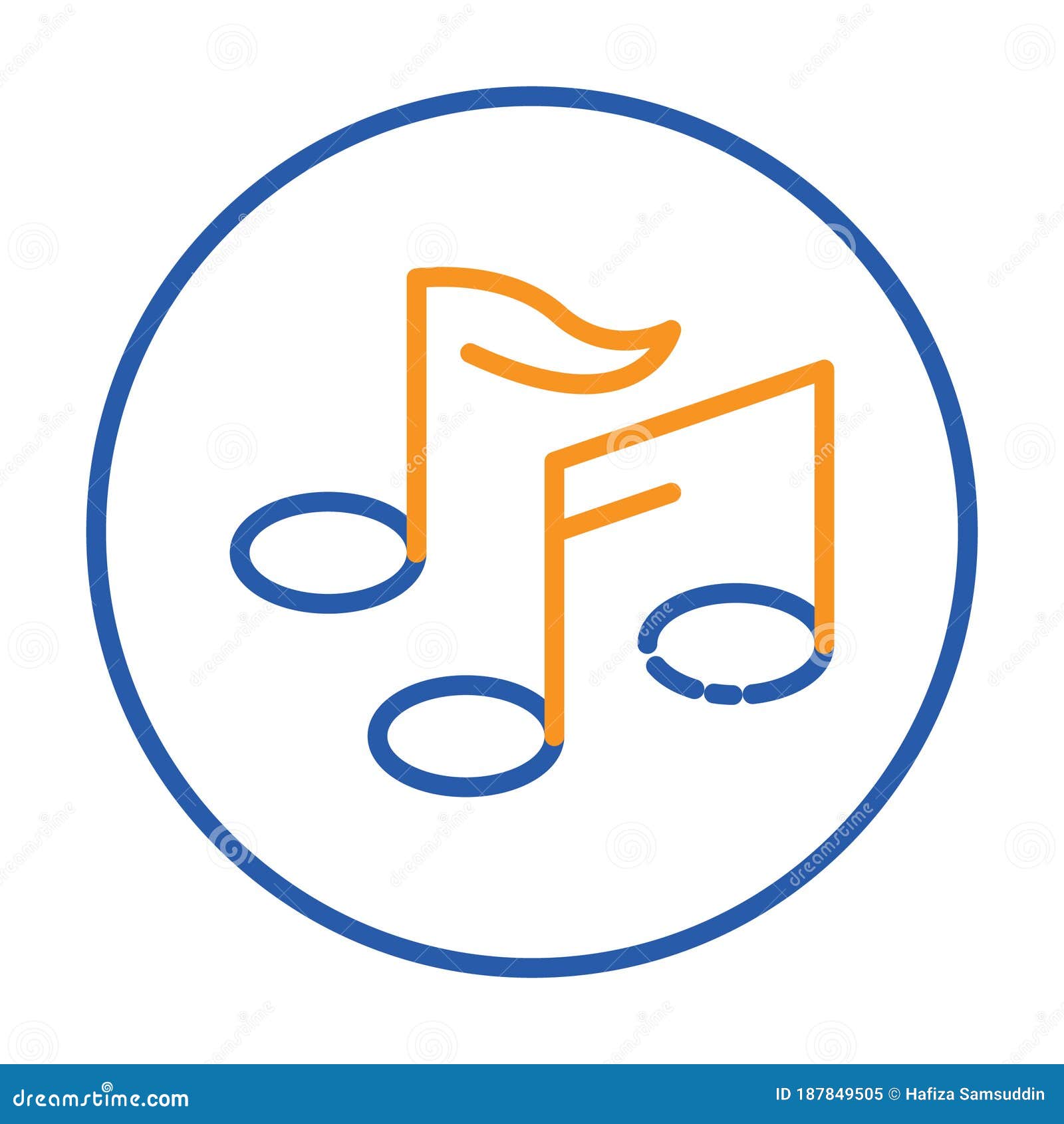 Print stock vector. Illustration of musicals, signs - 187849505