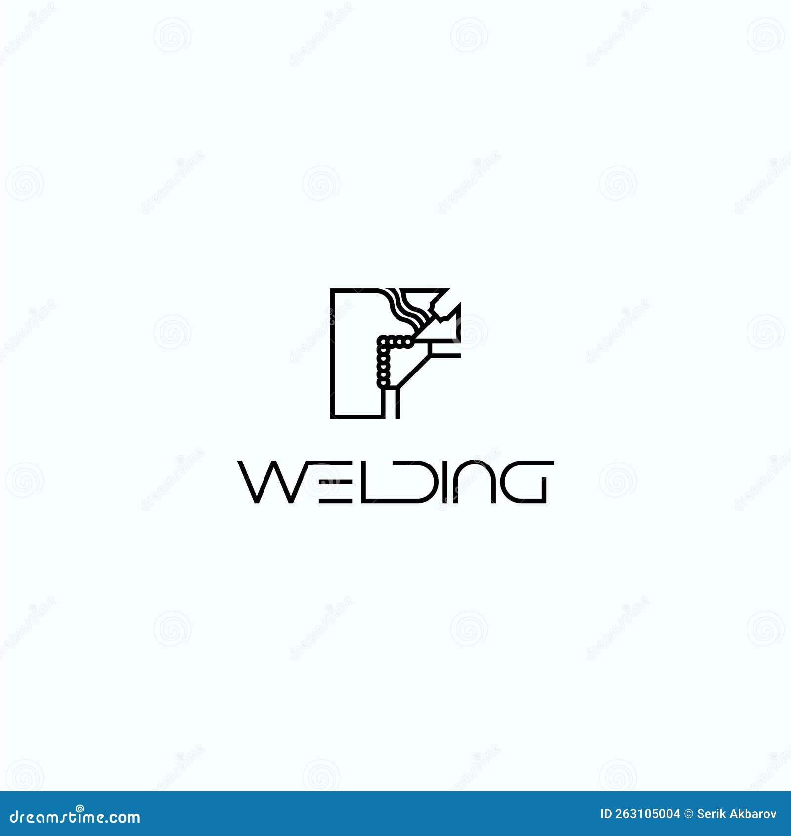 Illustration Consisting of an Image of the Welding Process Stock Vector ...