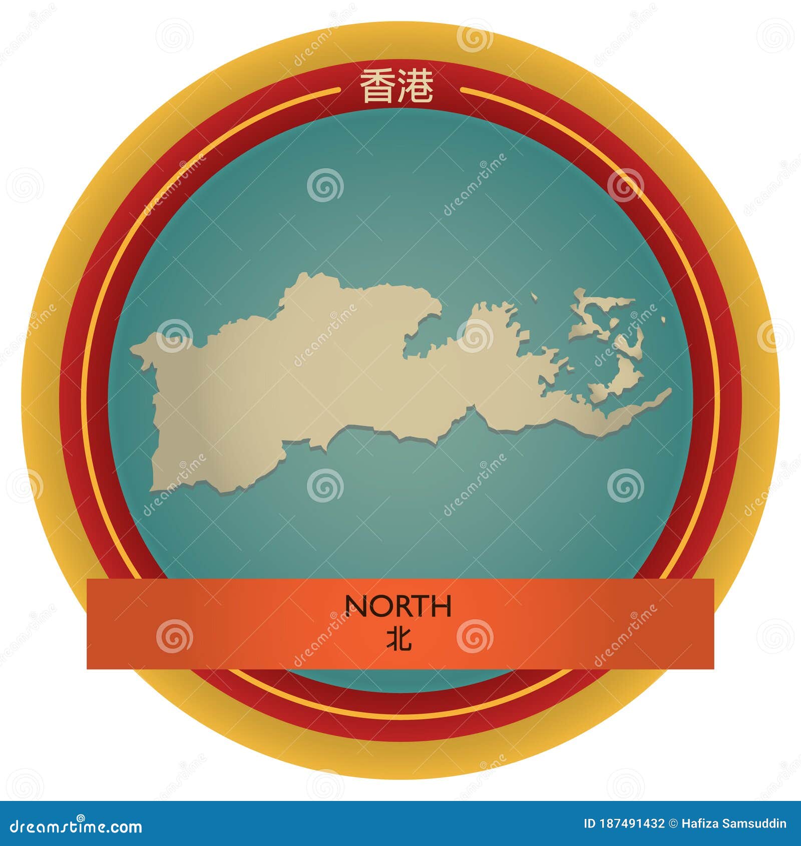 Print stock vector. Illustration of nations, cartography - 187491432