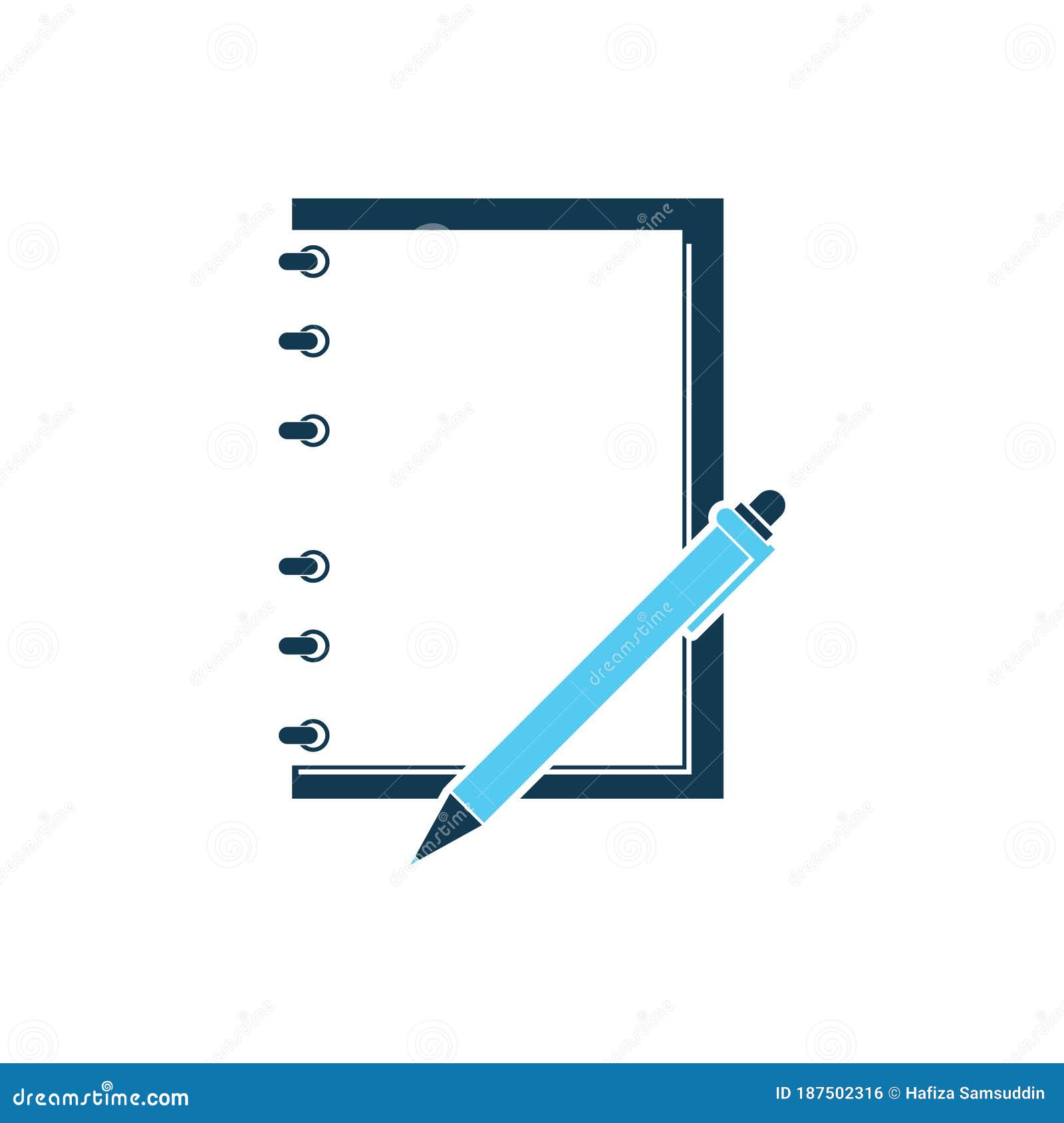 Print stock vector. Illustration of copy, pens, stationeries - 187502316