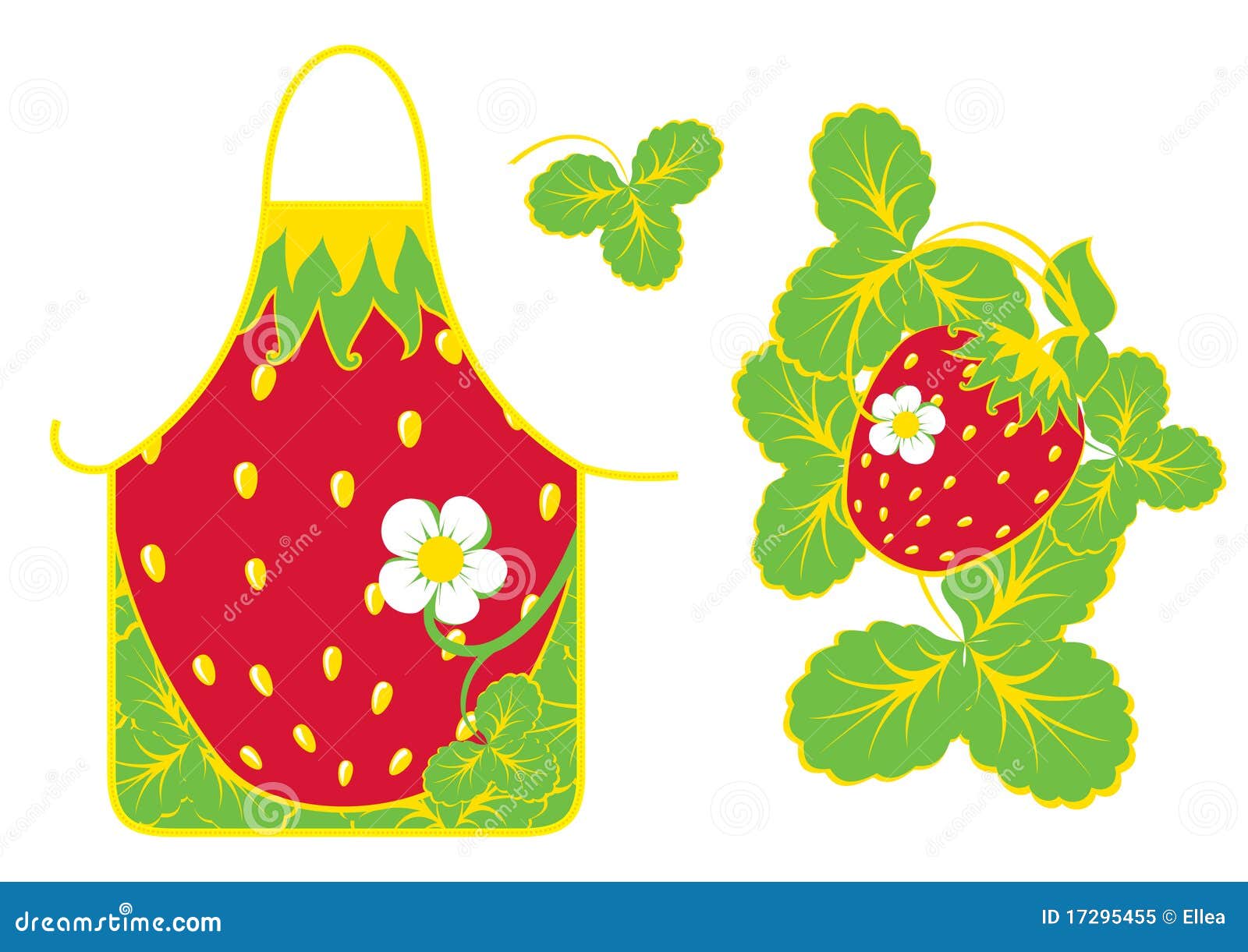 Print for Pinafore Feminine Stock Vector - Illustration of garden ...