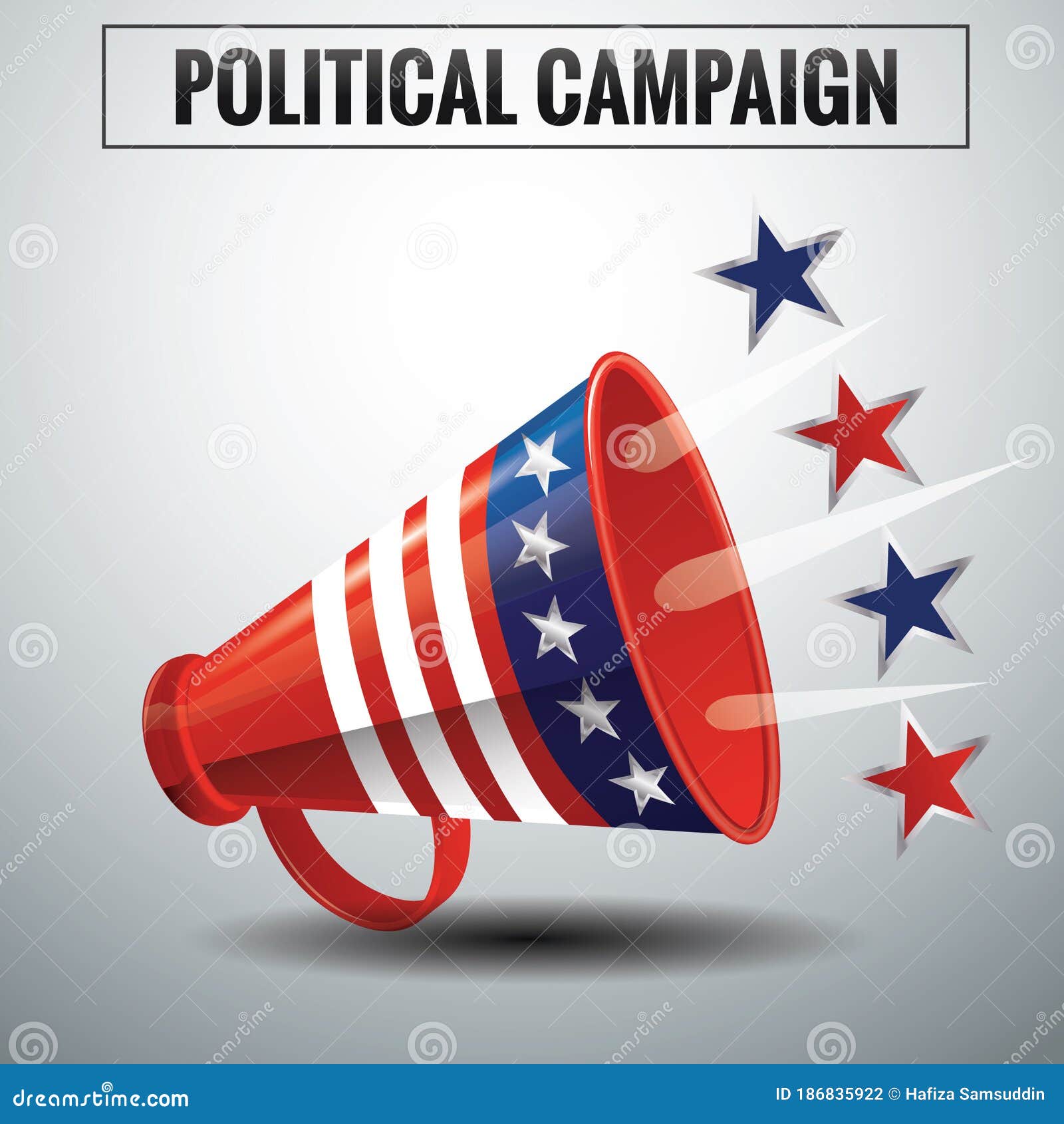 Print stock vector. Illustration of flags, america, votings - 186835922