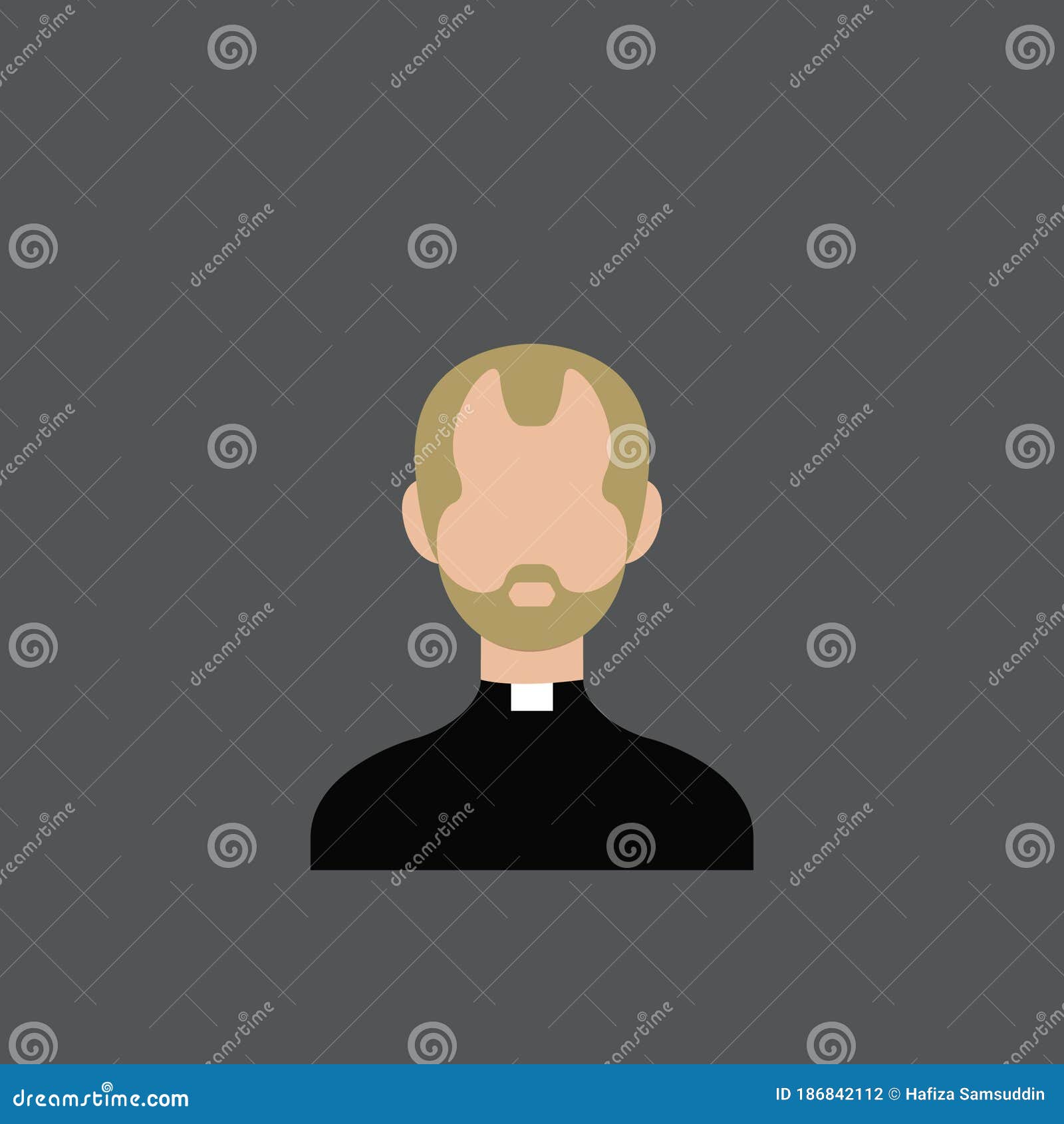 Man Priests Characters Collection, Catholic Preachers Blessing, Praying ...