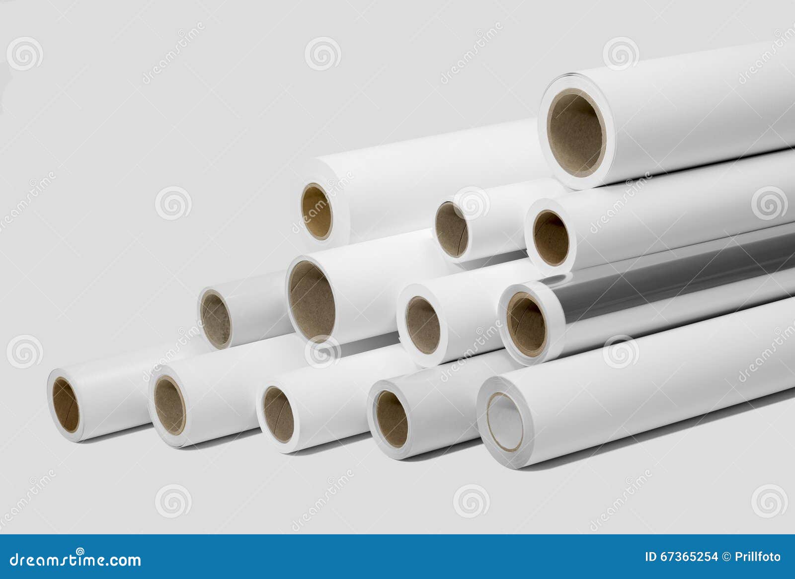 Print Rolls for Wide-format Printers Stock Photo - Image of foil, print ...