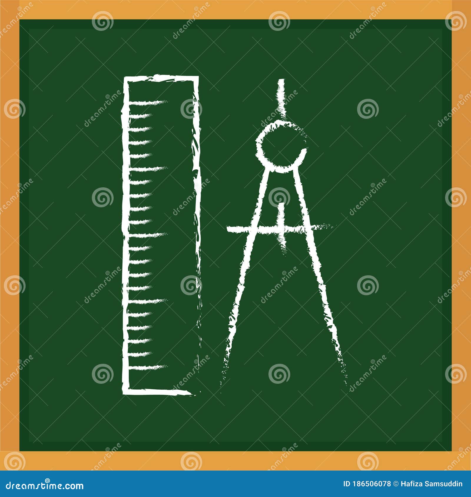 Print stock vector. Illustration of chalk, drawings - 186506078