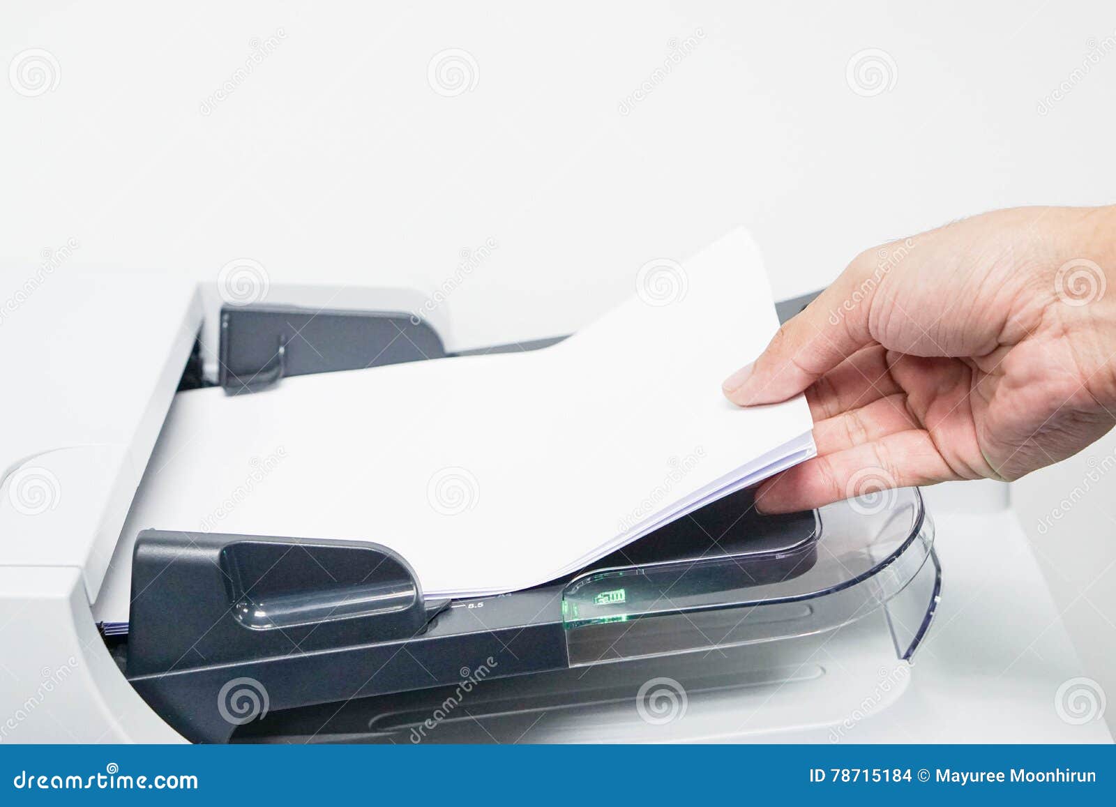 Print and Scan the Business Document Stock Photo - Image of document ...