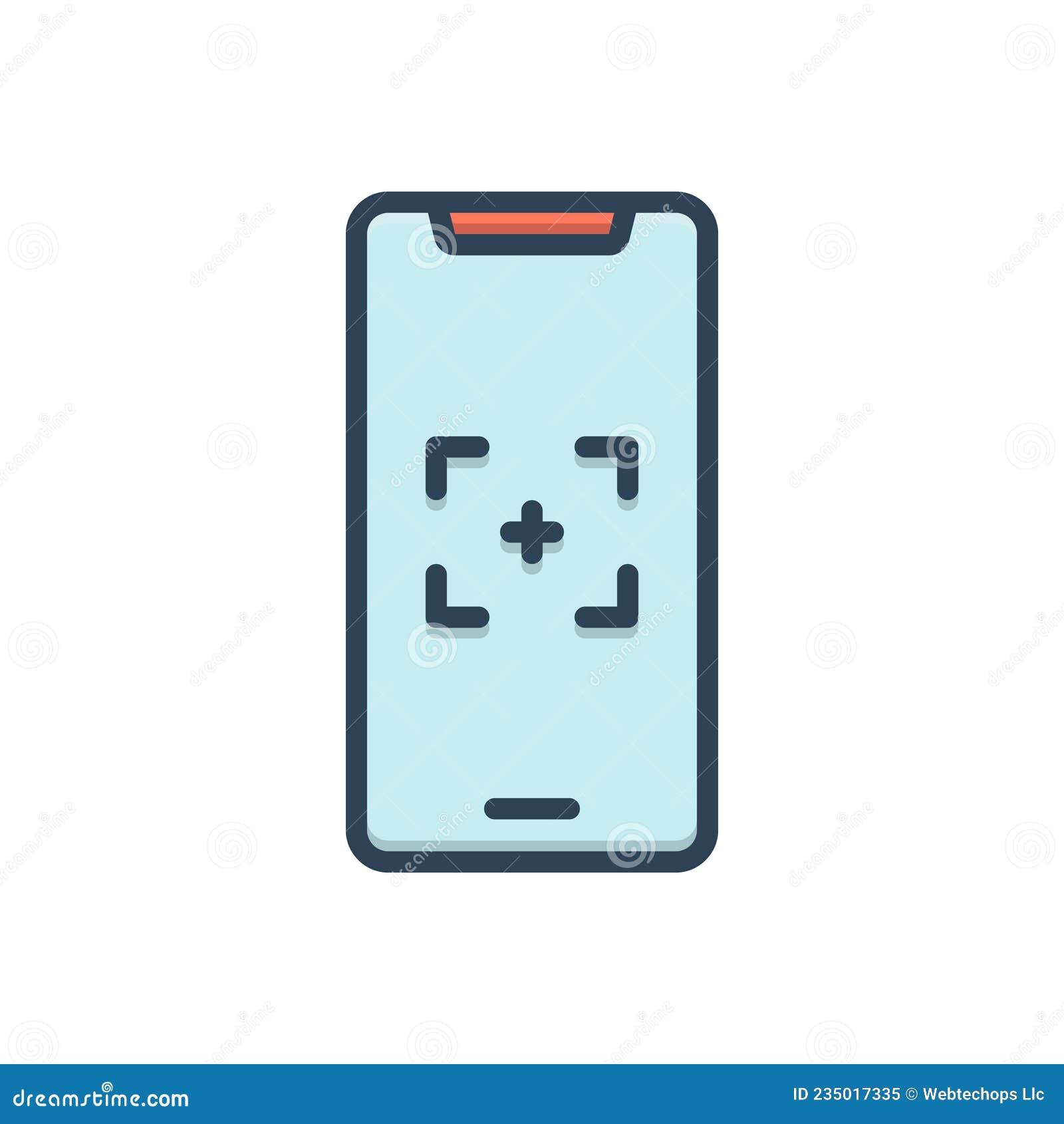 Color Illustration Icon for Print Screen, Print and Screencast Stock ...