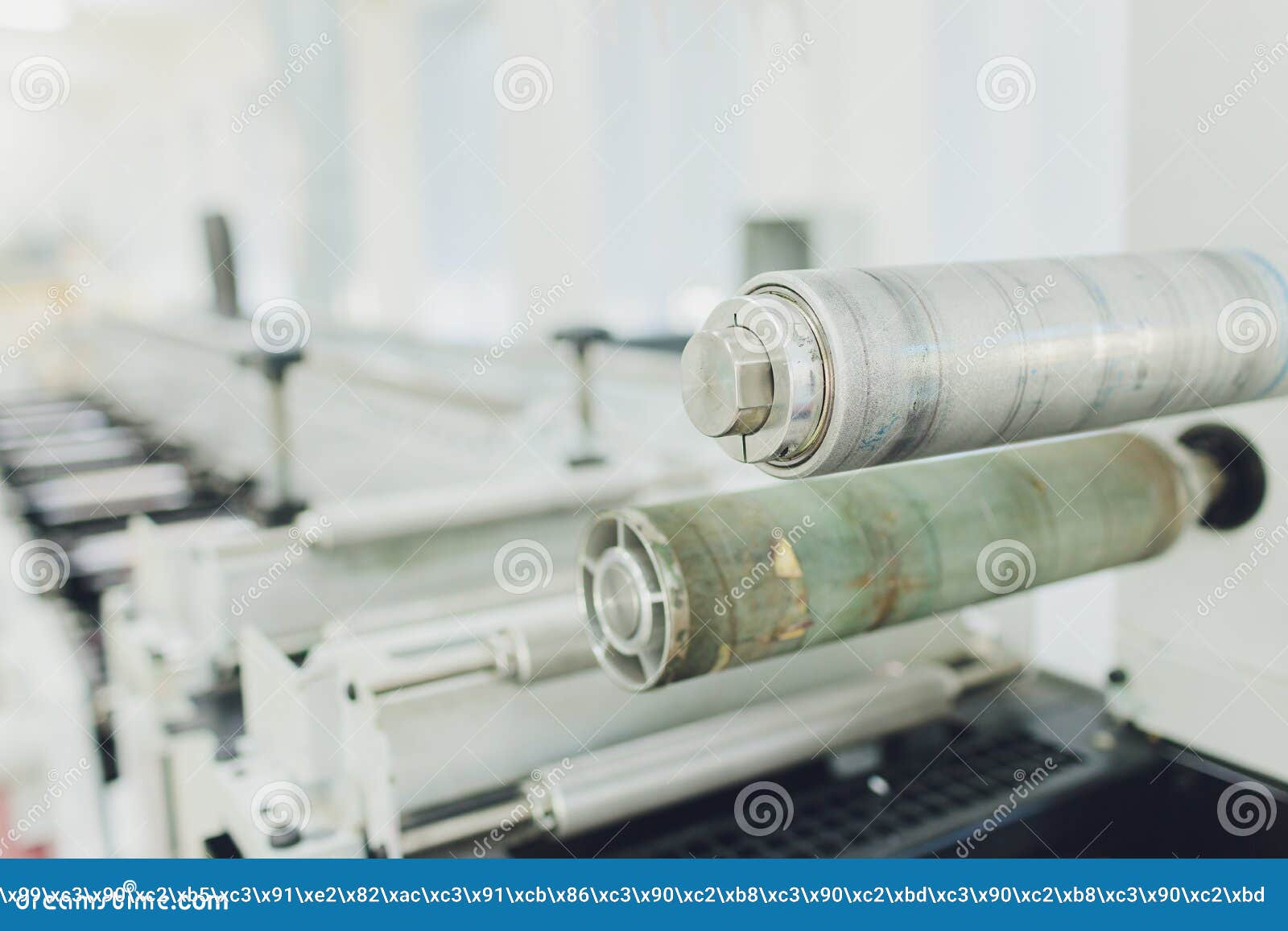 Print Screening Metal Machine. Industrial Printer. Serigraphy Workshop ...