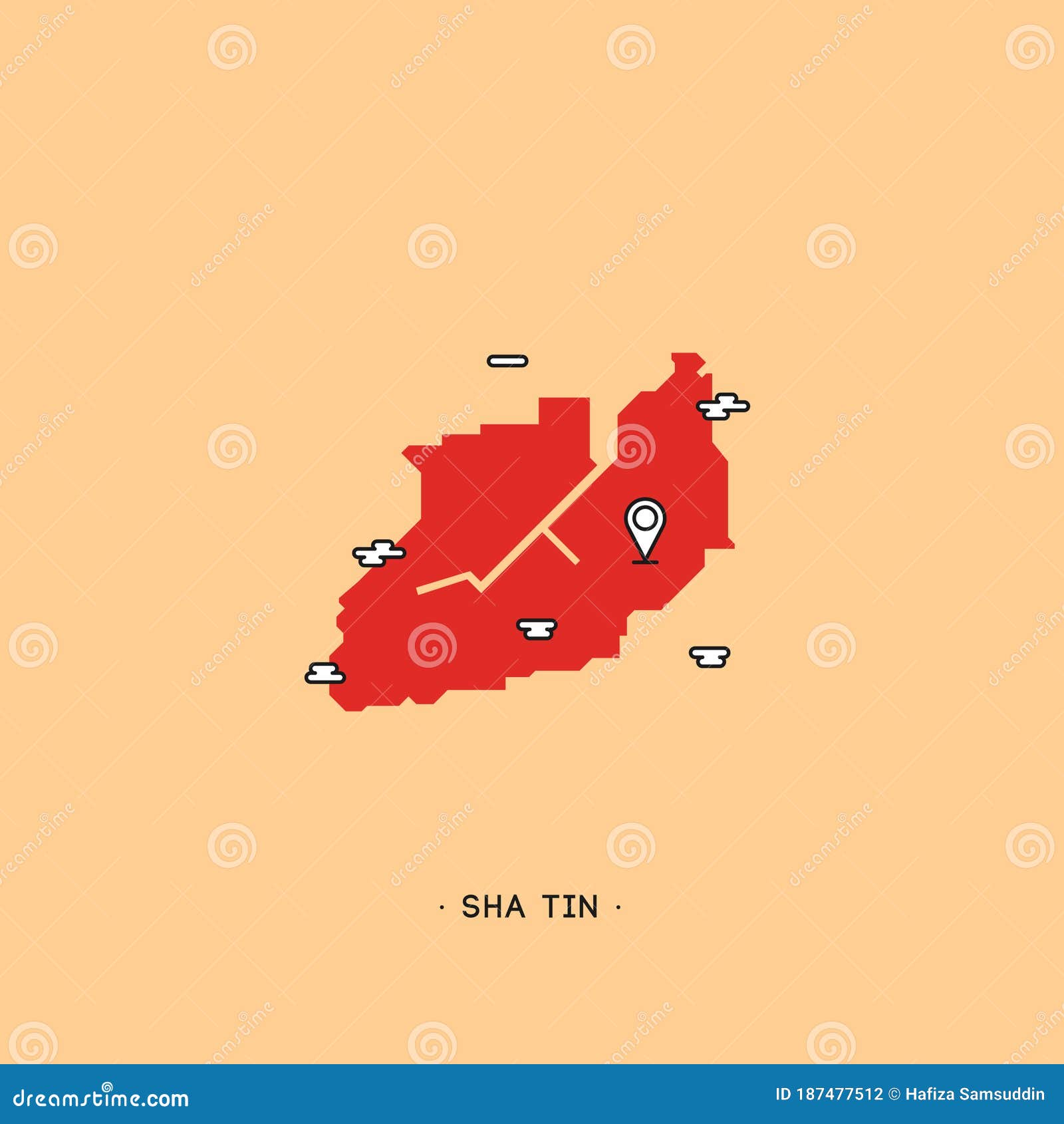 Print stock vector. Illustration of texts, text, hongkong - 187477512