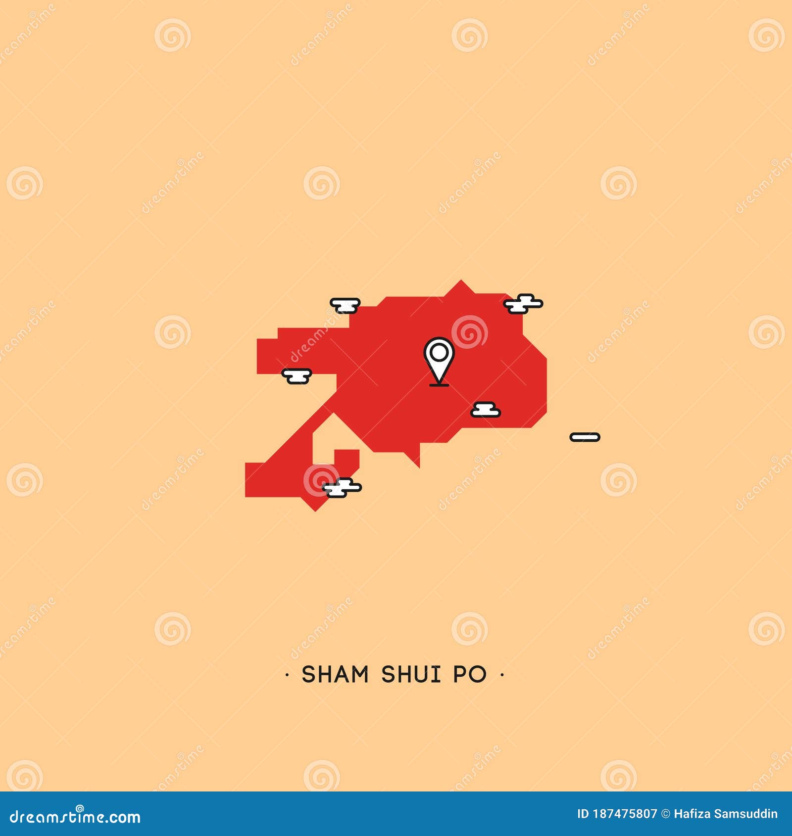 Print stock vector. Illustration of topography, pointer - 187475807