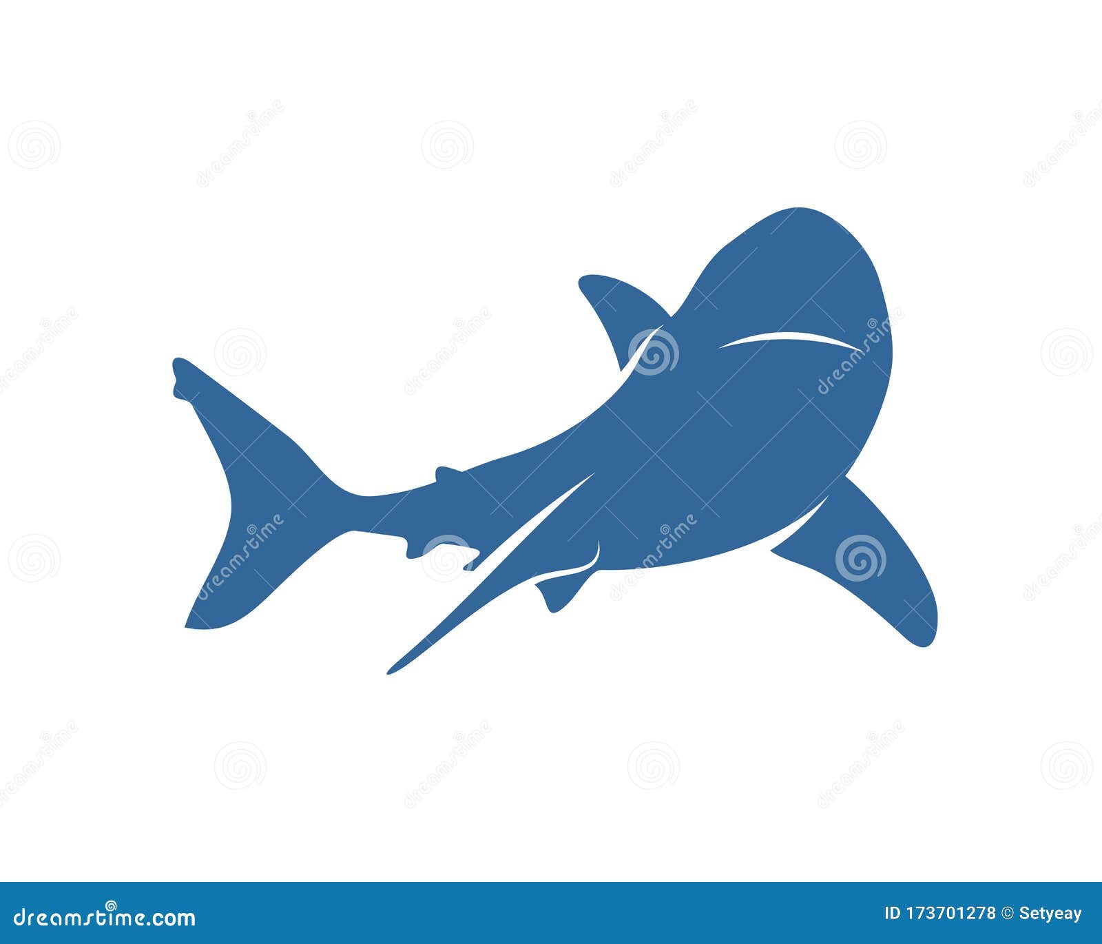 SHARK LOGO OF SHARK FISH PREDATOR Vector Illustration | CartoonDealer ...