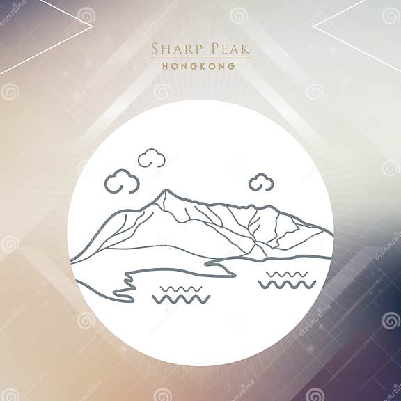 Print stock vector. Illustration of famous, mountains - 187478395