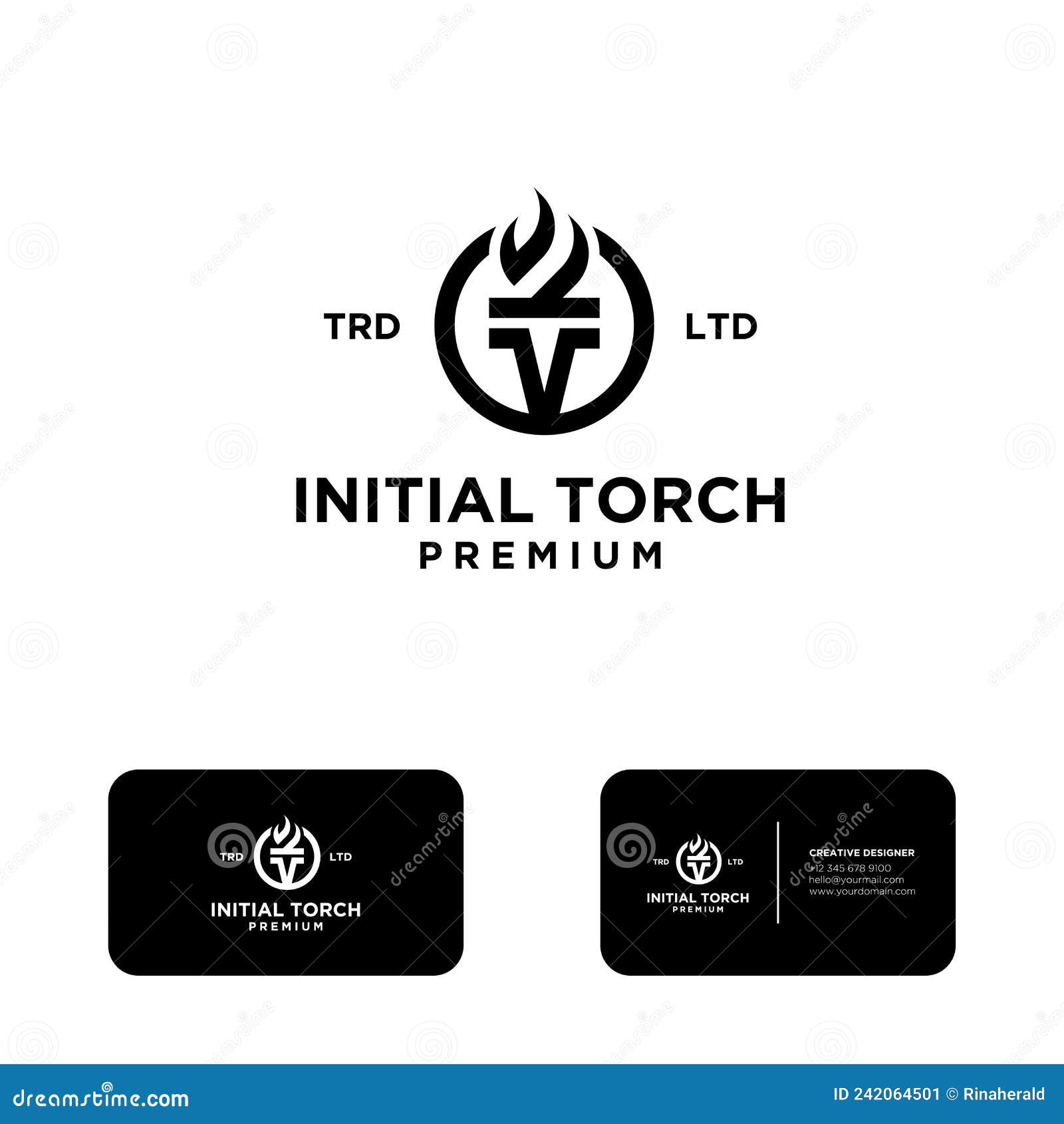 Shield Torch Logo Vector Symbol Illustration Stock Illustration ...