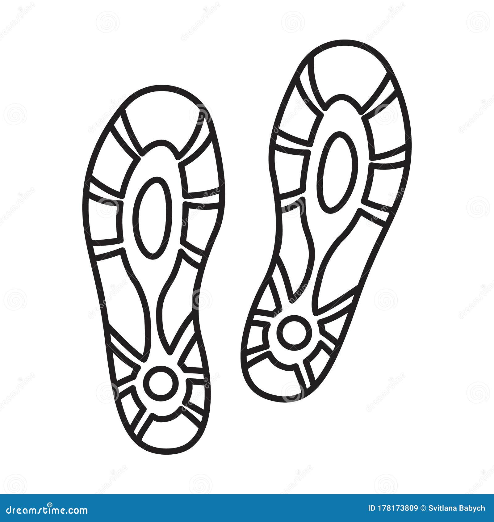 Bottom Of Shoe Outline