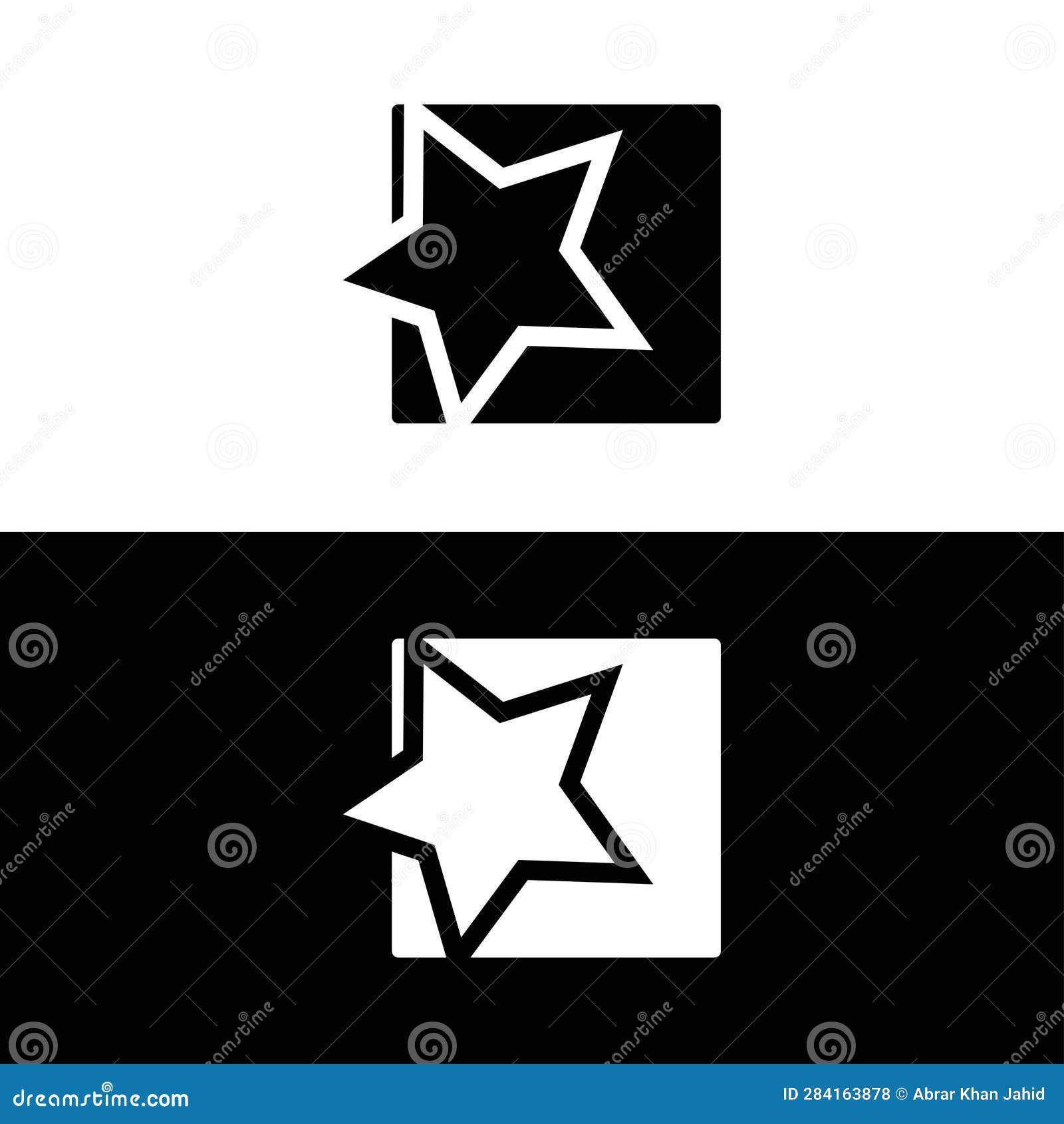 Star Vector Logo Template Illustration Stock Vector - Illustration of ...