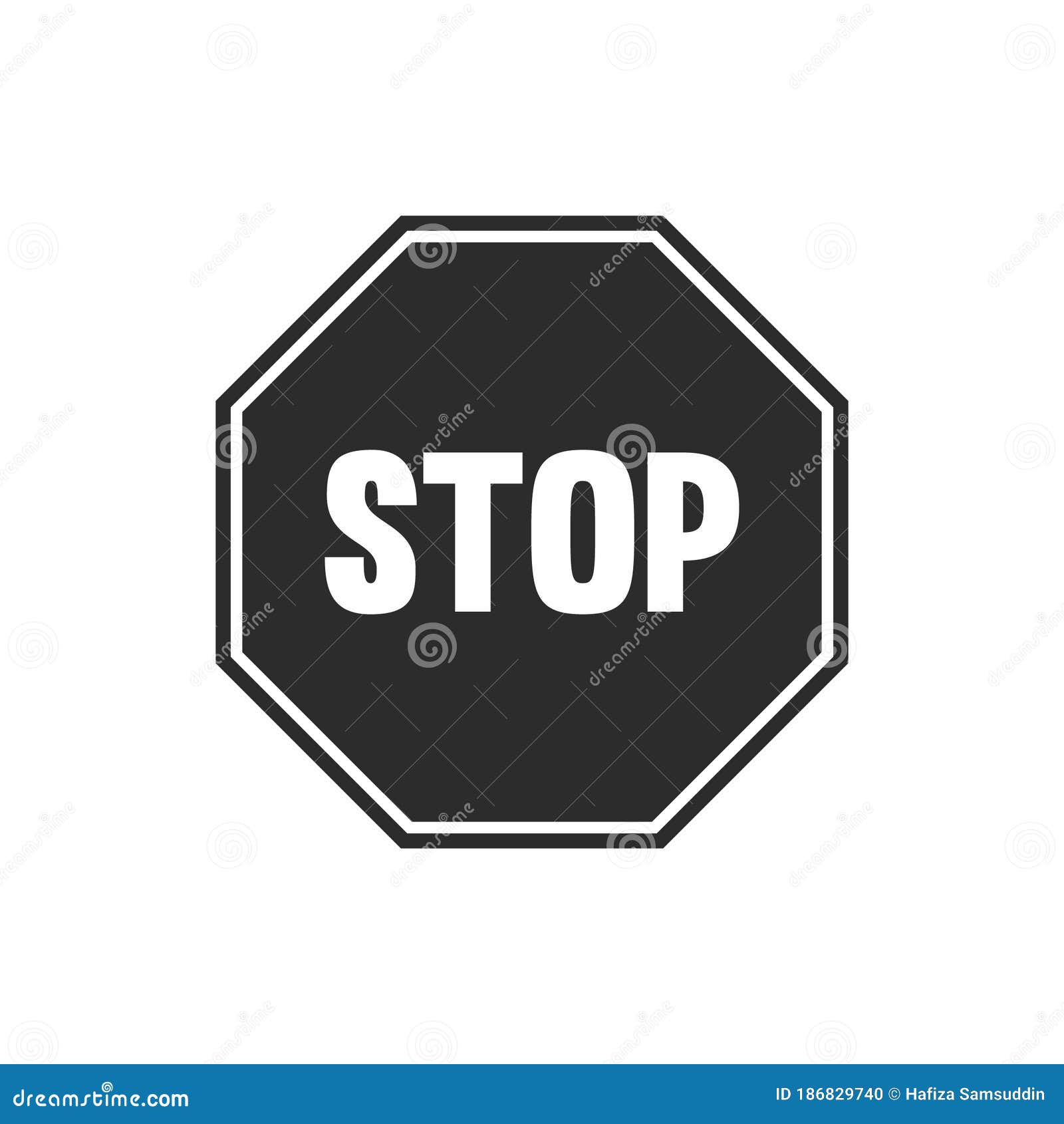 Print stock vector. Illustration of sign, dangers, danger - 186829740