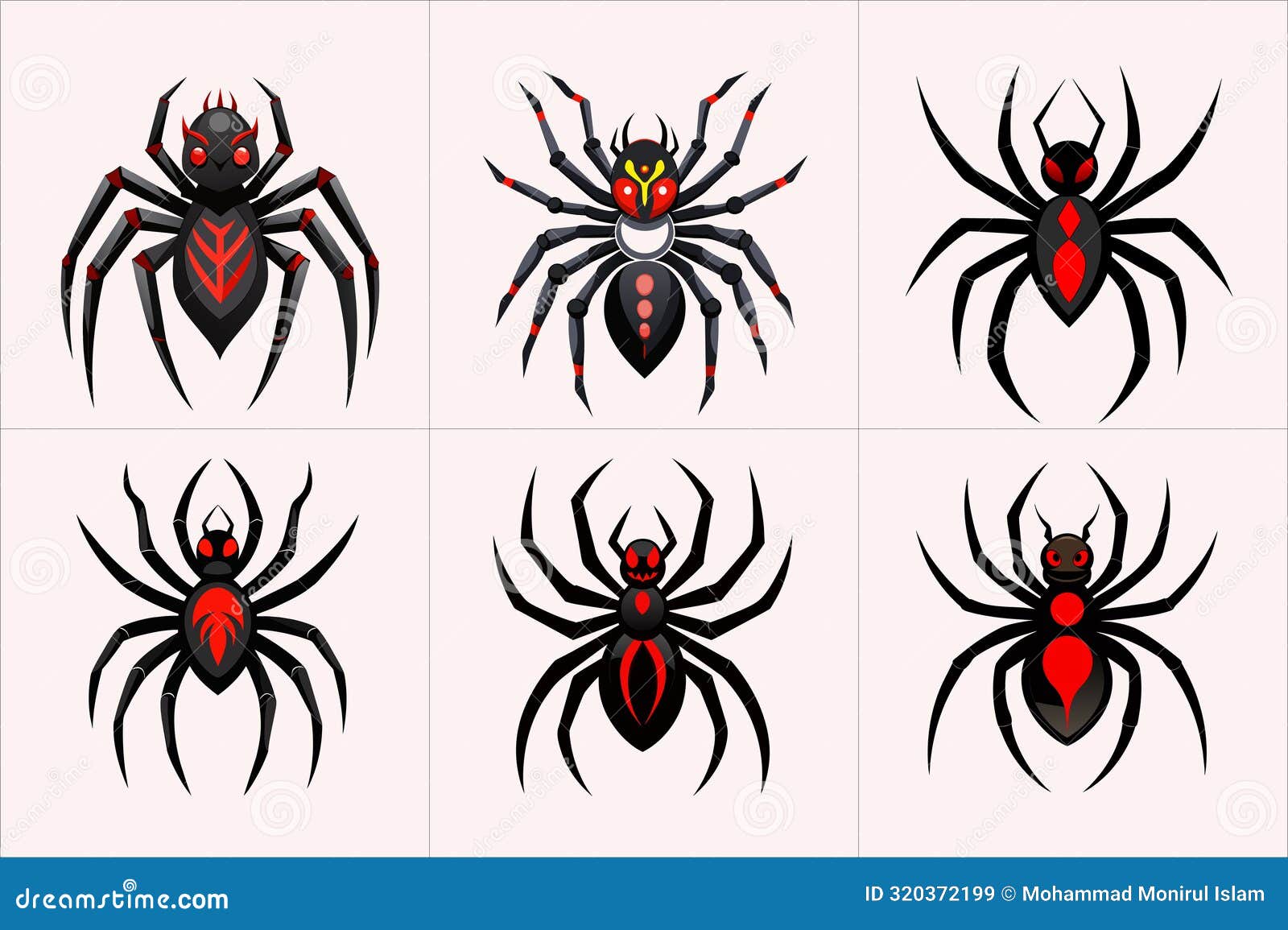 Print Stunning Spider Vector Illustration for Your Creative Projects ...