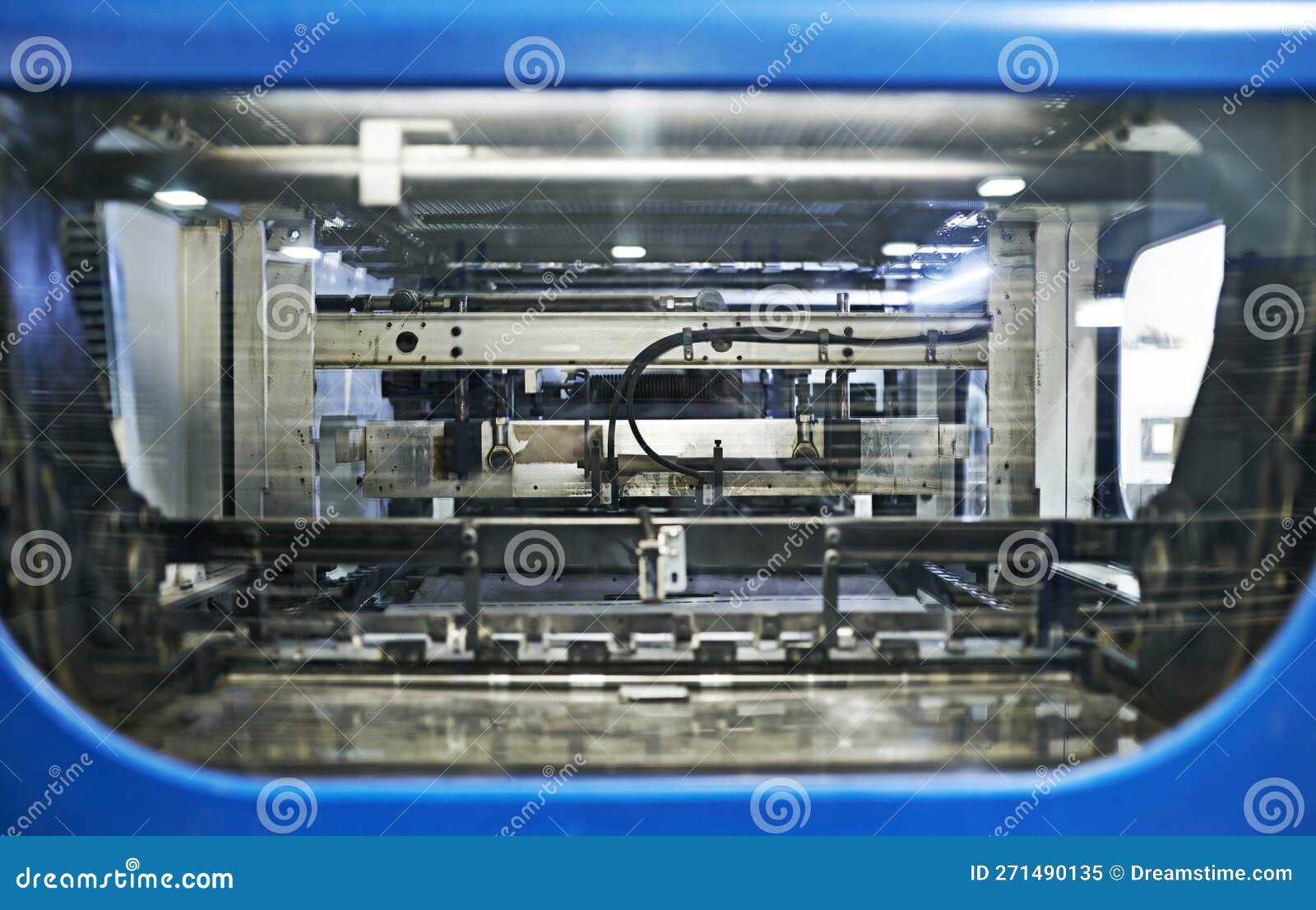 Print Technology. the Inside of a Packaging and Distribution Factory ...
