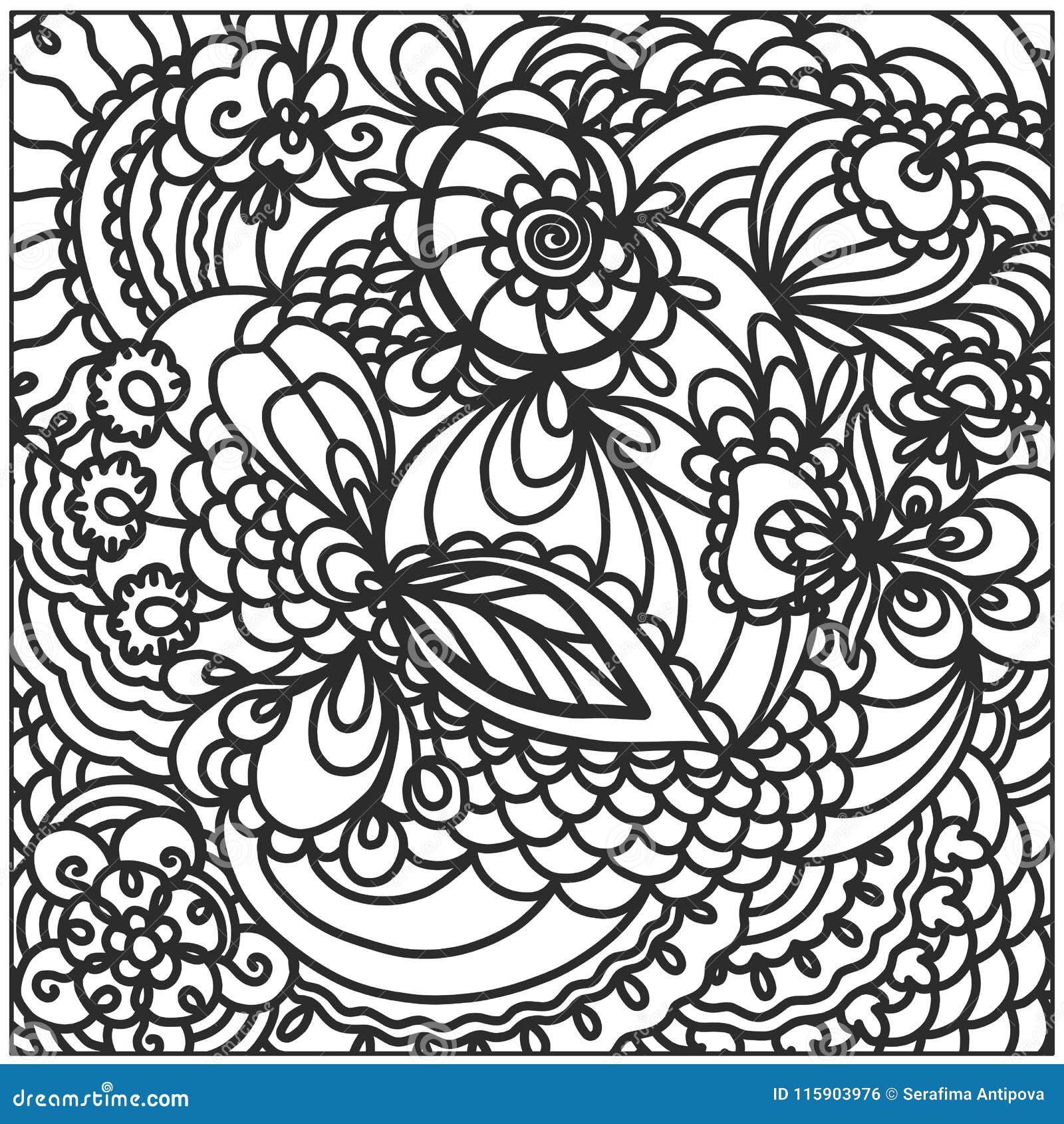 Openwork pattern vector stock vector. Illustration of drawn - 115903976