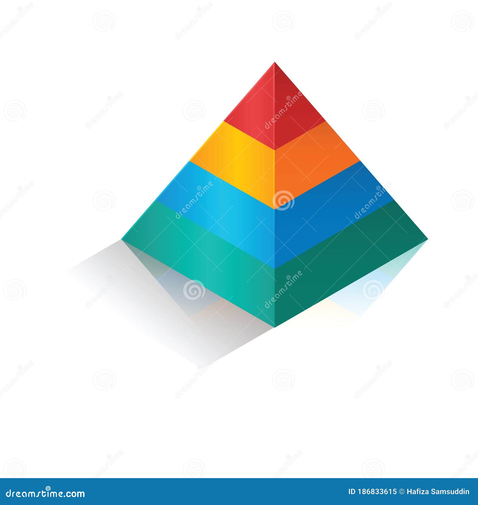 Print stock vector. Illustration of three, isometric - 186833615