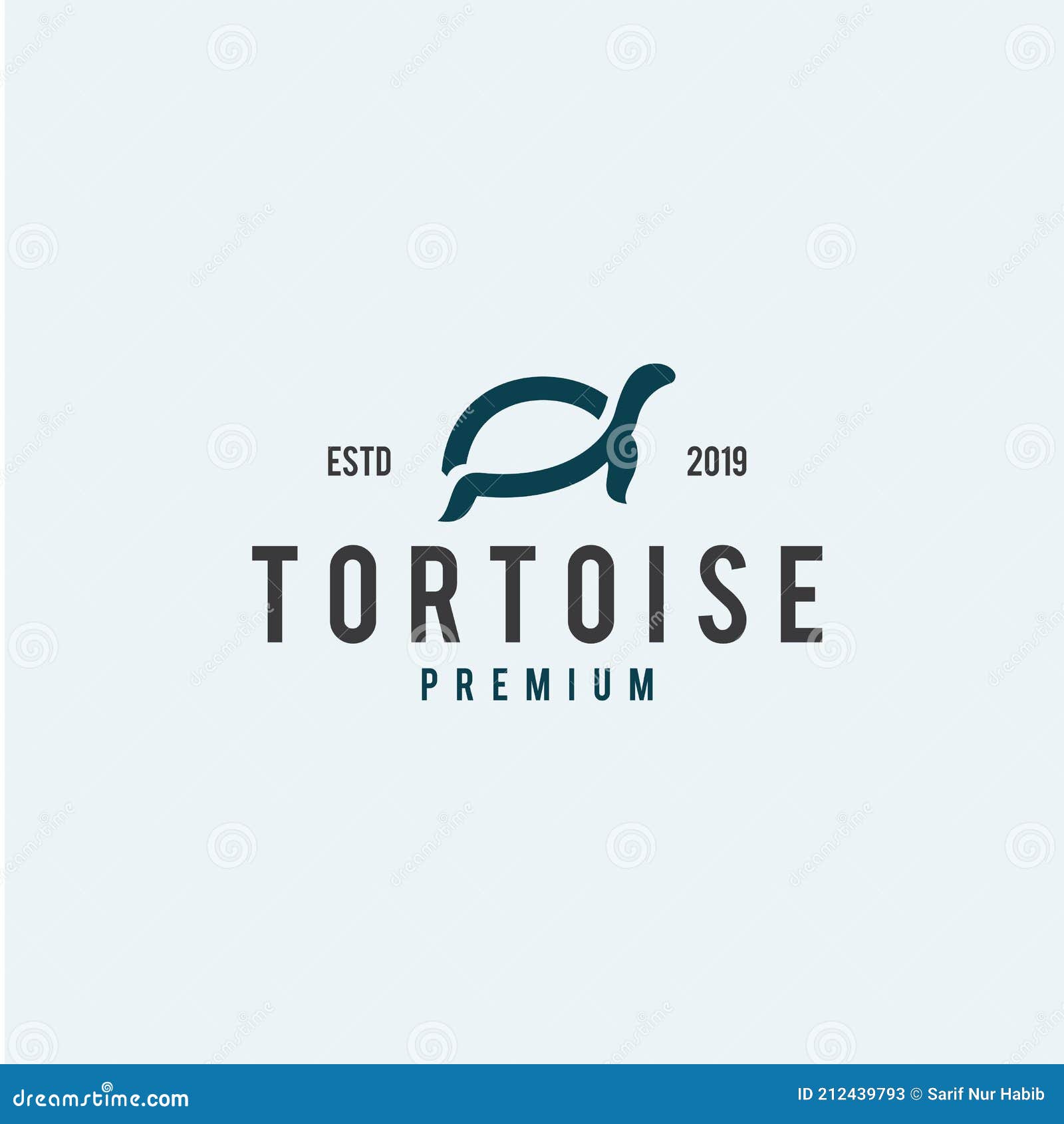 Tortoise Logo Design Template Inspiration Stock Vector - Illustration ...