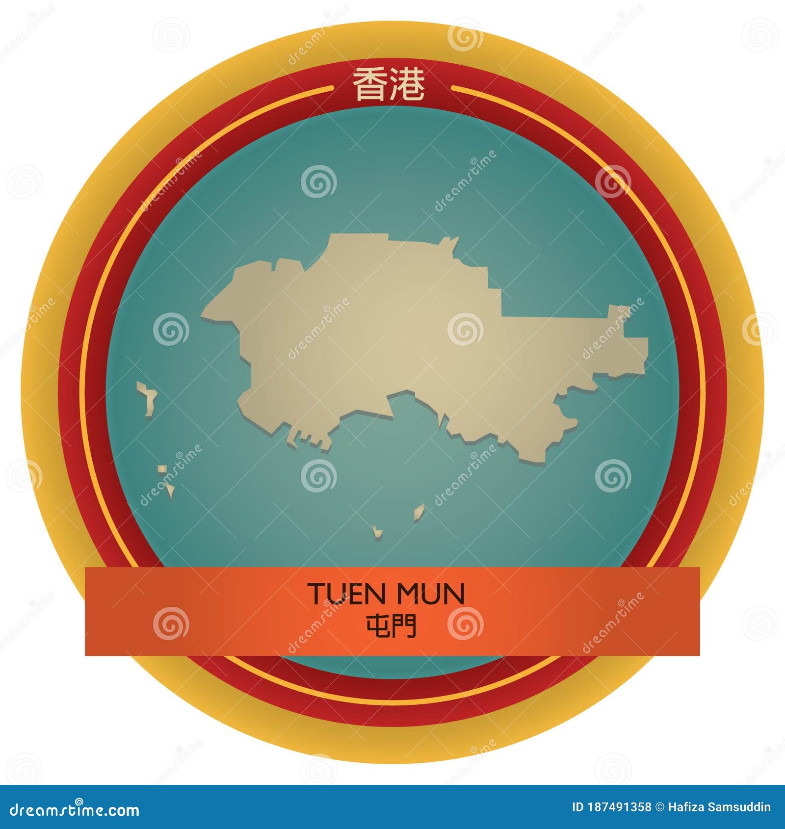 Print stock vector. Illustration of maps, labels, district - 187491358