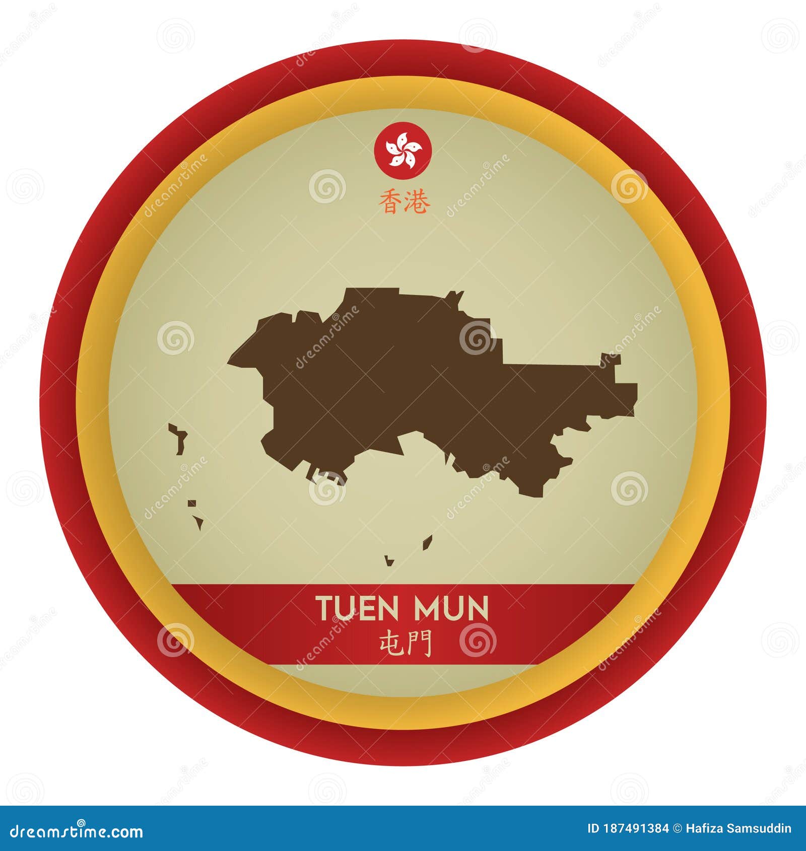 Print stock vector. Illustration of geography, flower - 187491384