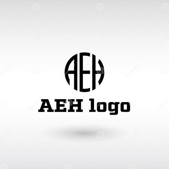 Typography AEH Letter Vector Logo Stock Vector - Illustration of ...