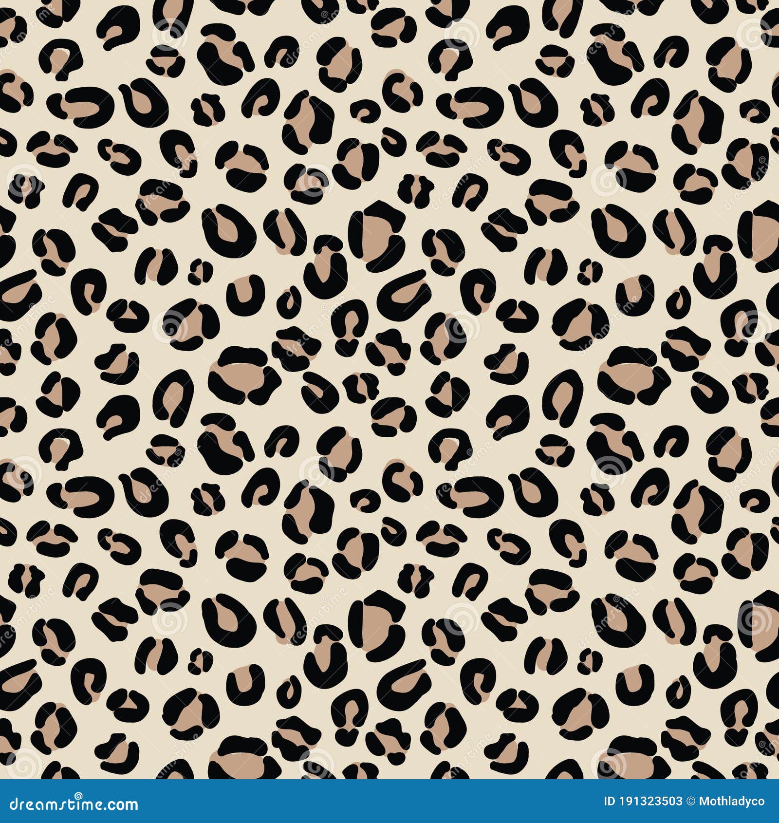 Cheetah Repeated Pattern Design Print. Stock Vector - Illustration of ...