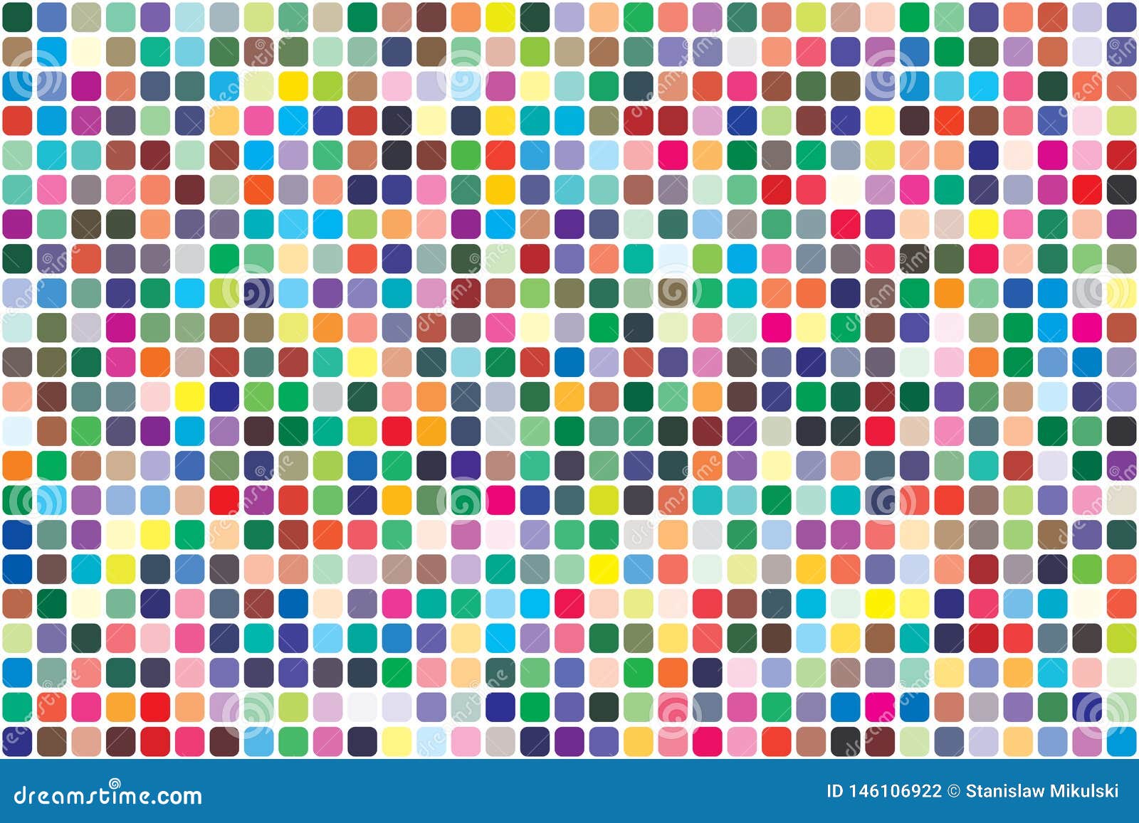 Vector Color Palette. 726 Different Colors Stock Vector - Illustration ...
