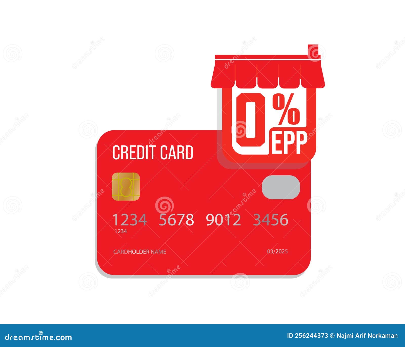 Easy Payment Plan for Credit Card User Stock Vector - Illustration of ...