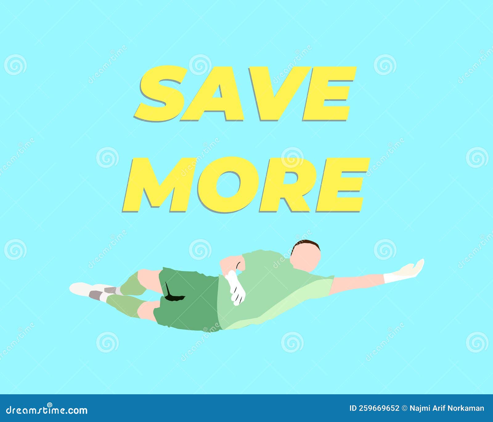 Save more stock vector. Illustration of banner, opportunity - 259669652