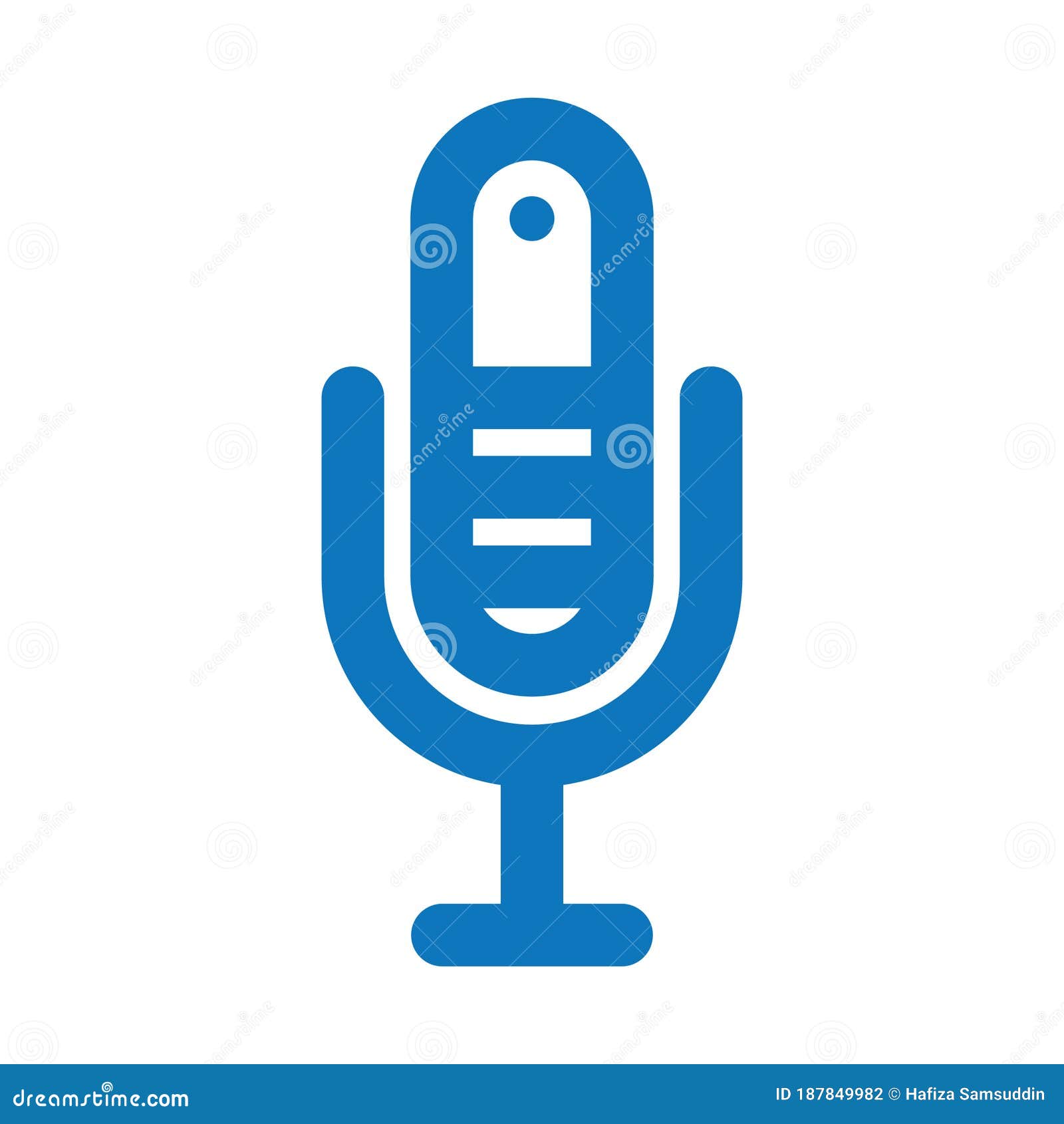 Print stock vector. Illustration of voice, icon, media - 187849982