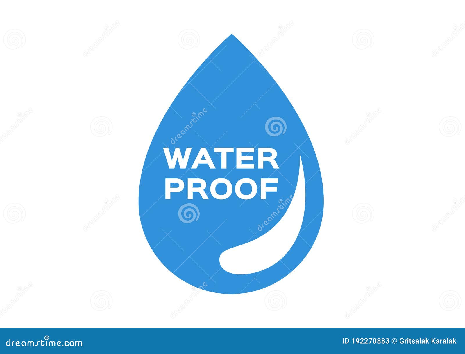 Water Resistant and Water Proof Logo , Icon and Vector Stock Vector ...