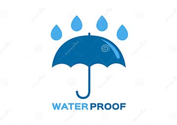 Water Resistant and Water Proof Logo , Icon and Vector Stock Vector ...