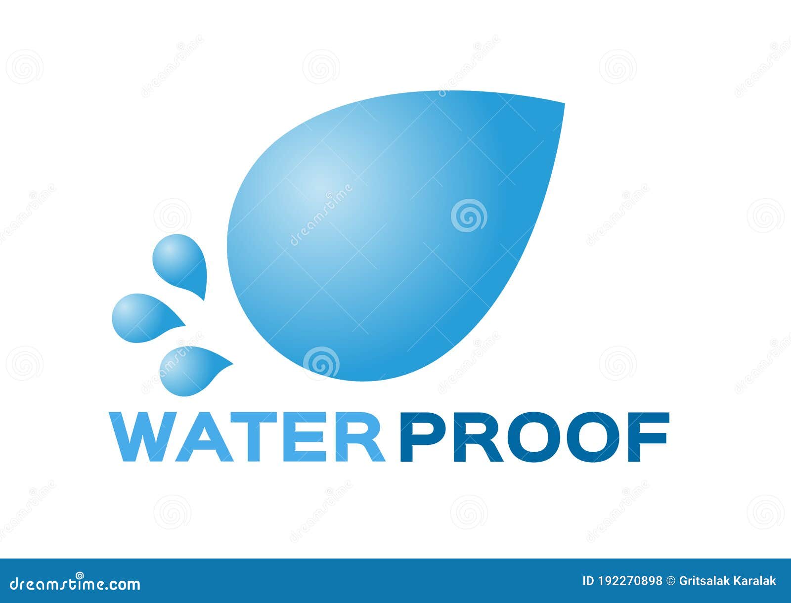 Water Resistant and Water Proof Logo , Icon and Vector Stock Vector ...