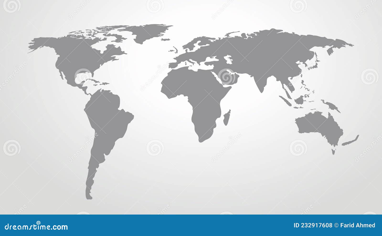 World Map Vector Perspective View Stock Vector - Illustration of print ...