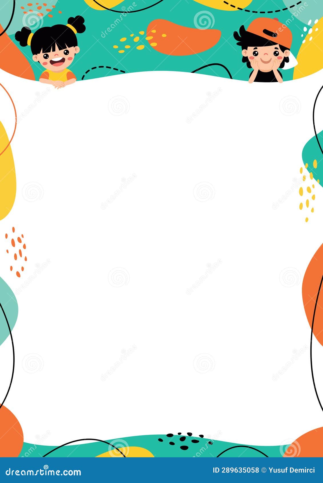 Printable Blank Page Template For Notes Royalty-Free Stock Photography ...