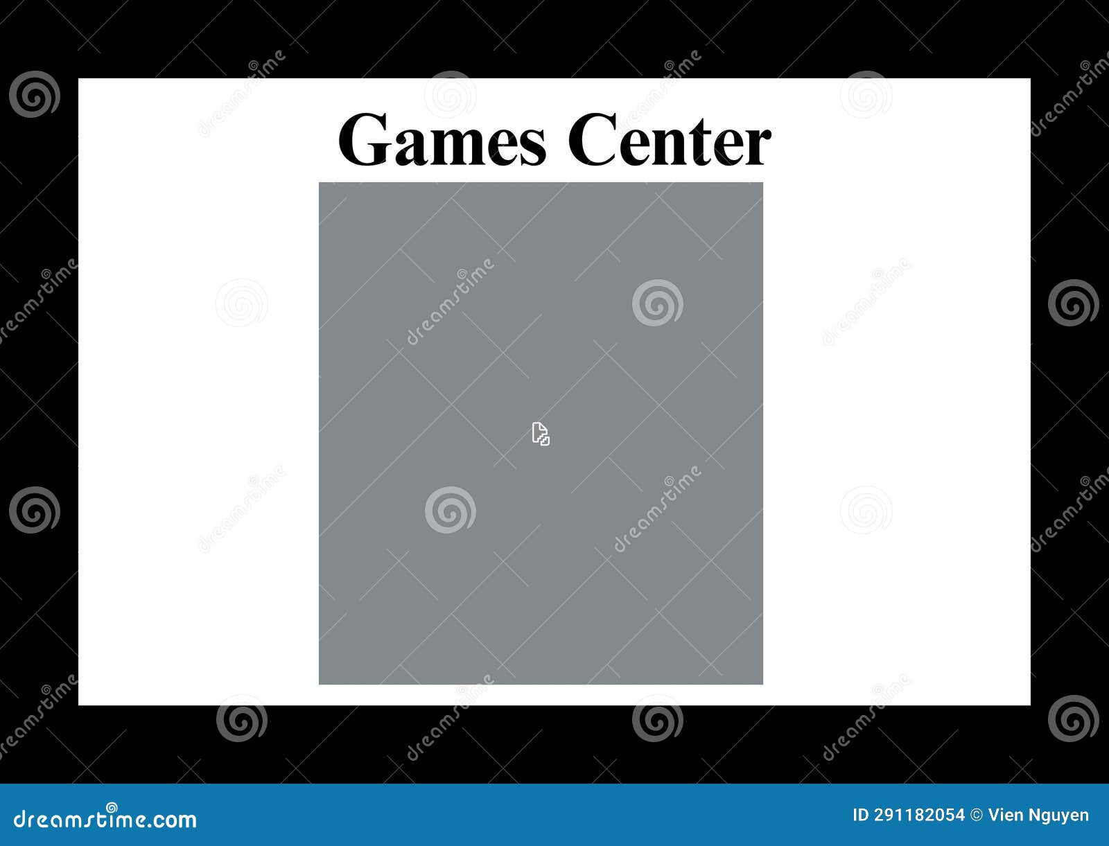 Printable Center Sign, Game Center Stock Illustration - Illustration of ...