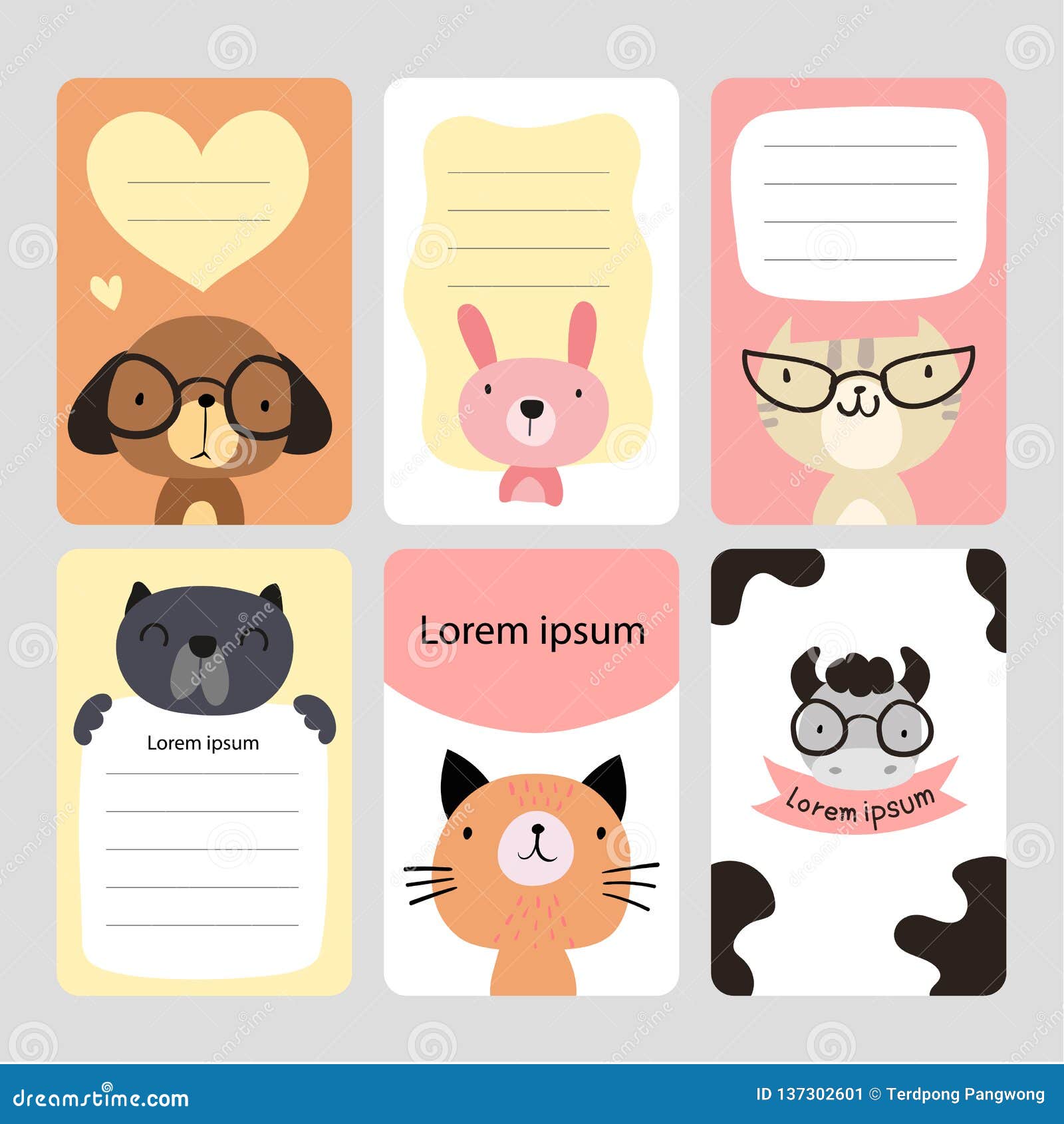 Printable Collection Vector Design Stock Vector - Illustration of ...